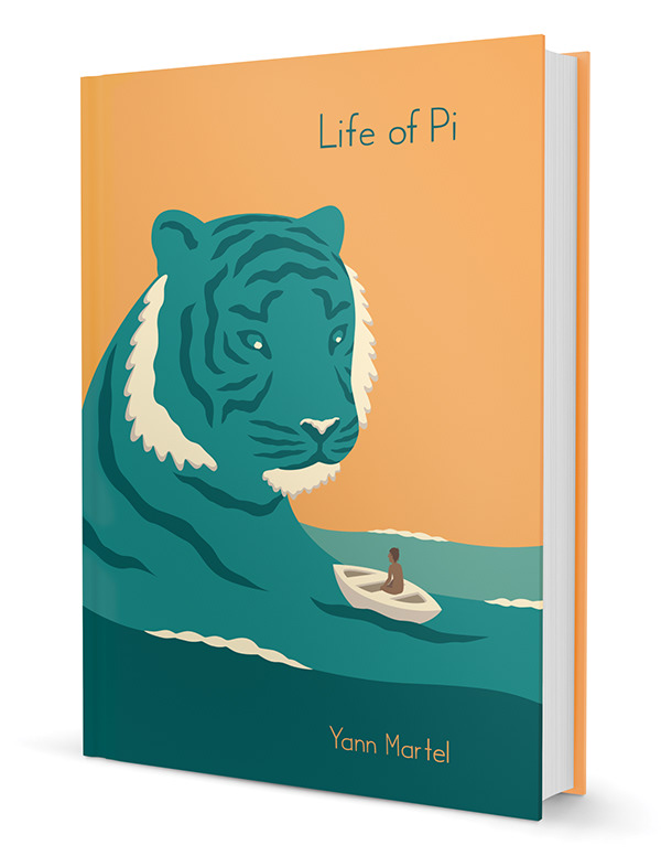 Keaton Towns - "Life of Pi" Book Cover Redesign