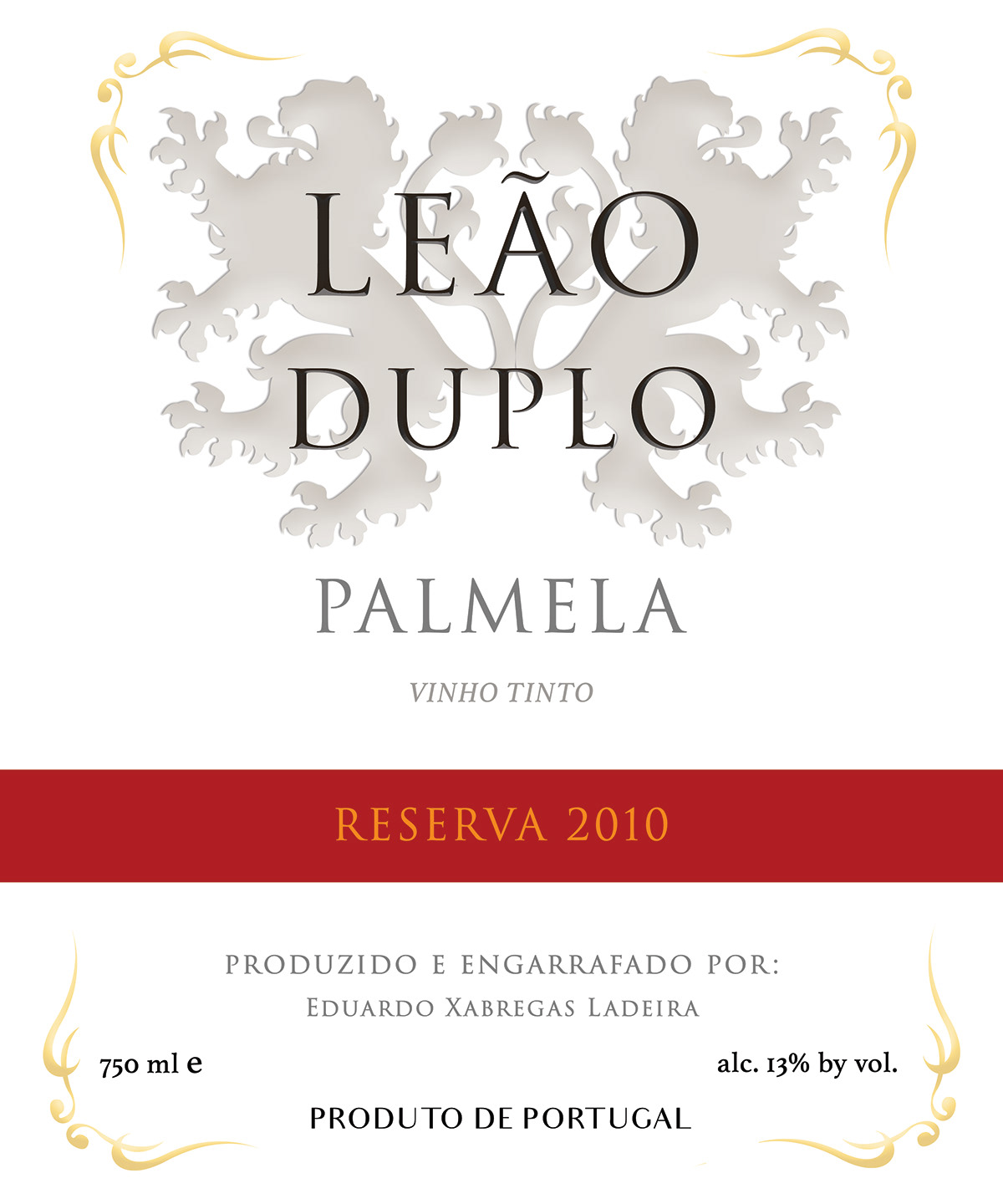 Patricia Miyao-Andrade - Leão Duplo Wine Label