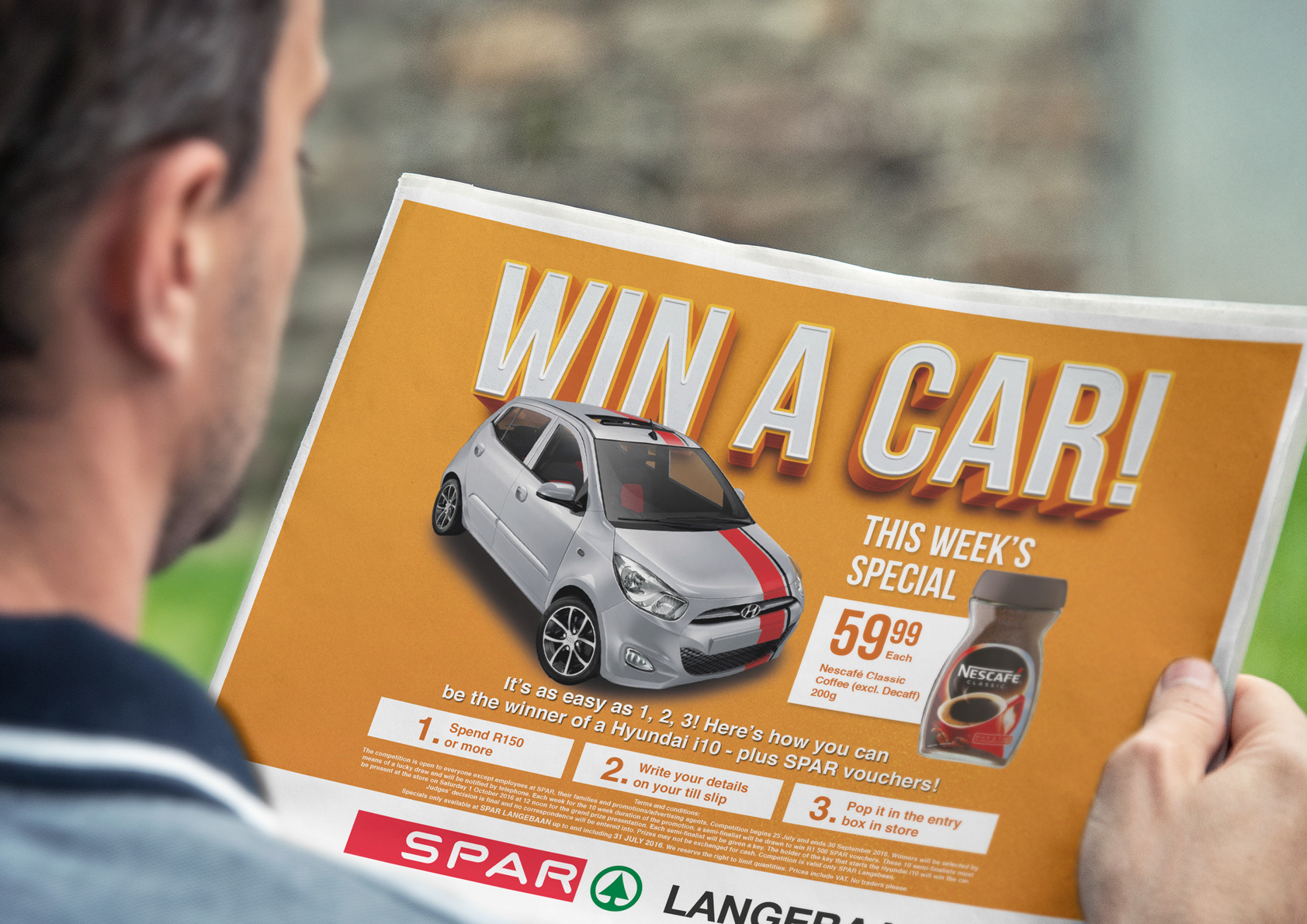 D Q Chong Portfolio - SPAR LANGEBAAN WIN-A-CAR