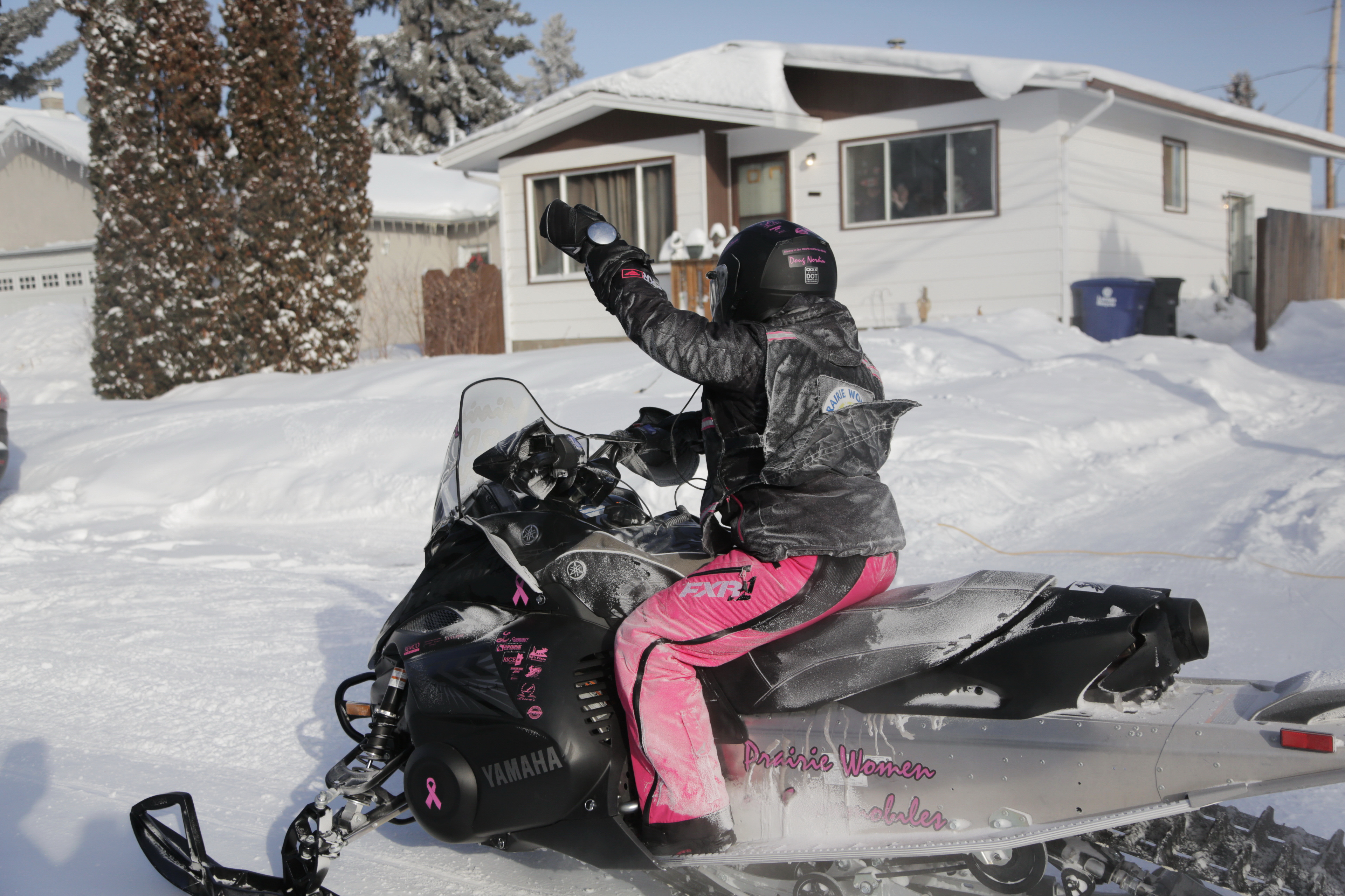 Heidi Atter - Prairie Women on Snowmobiles