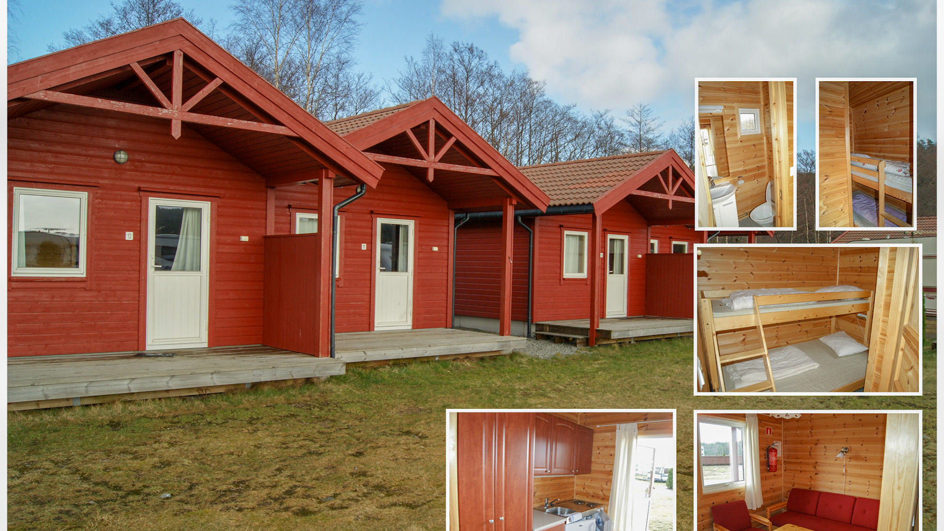 Solstrand Camping bilder - Hytter