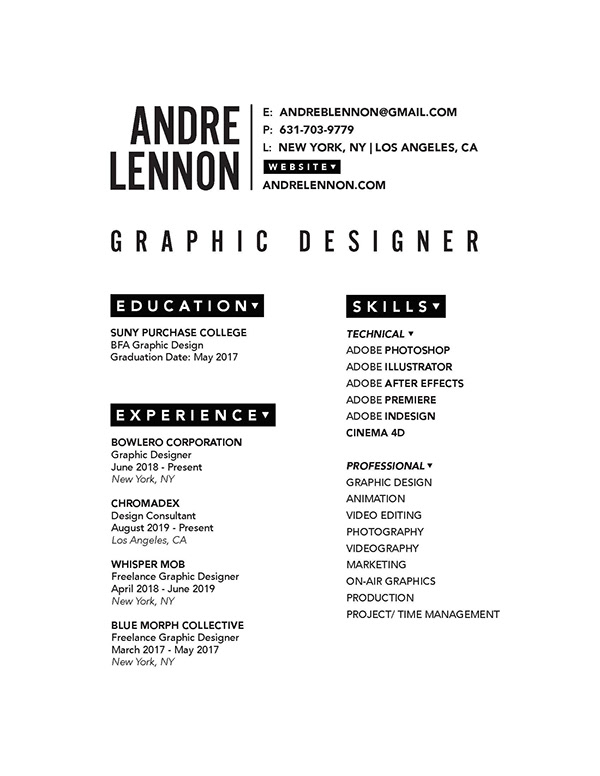 Andre Lennon - | Resume
