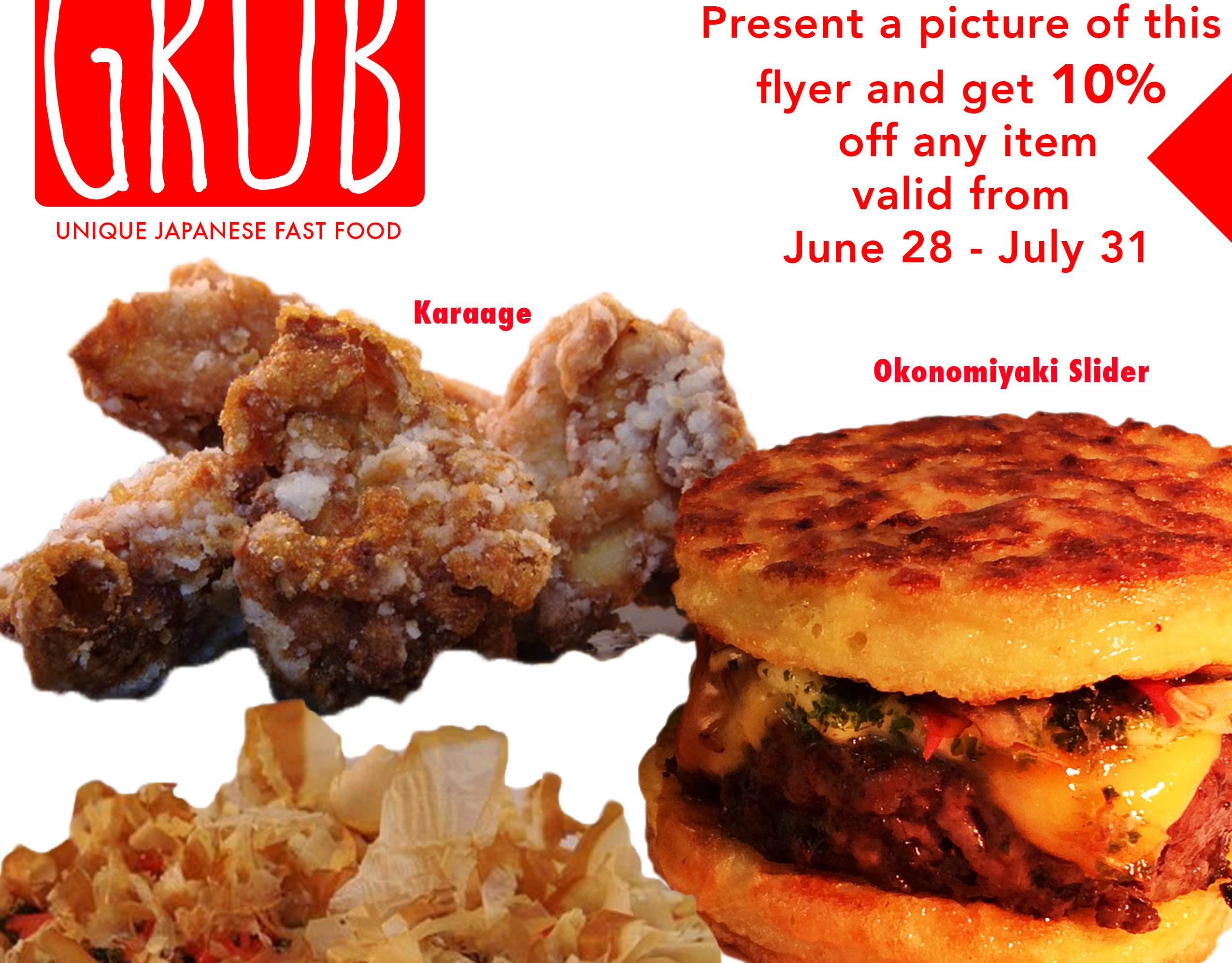 Michael Naut - Osaka Grub Flyer