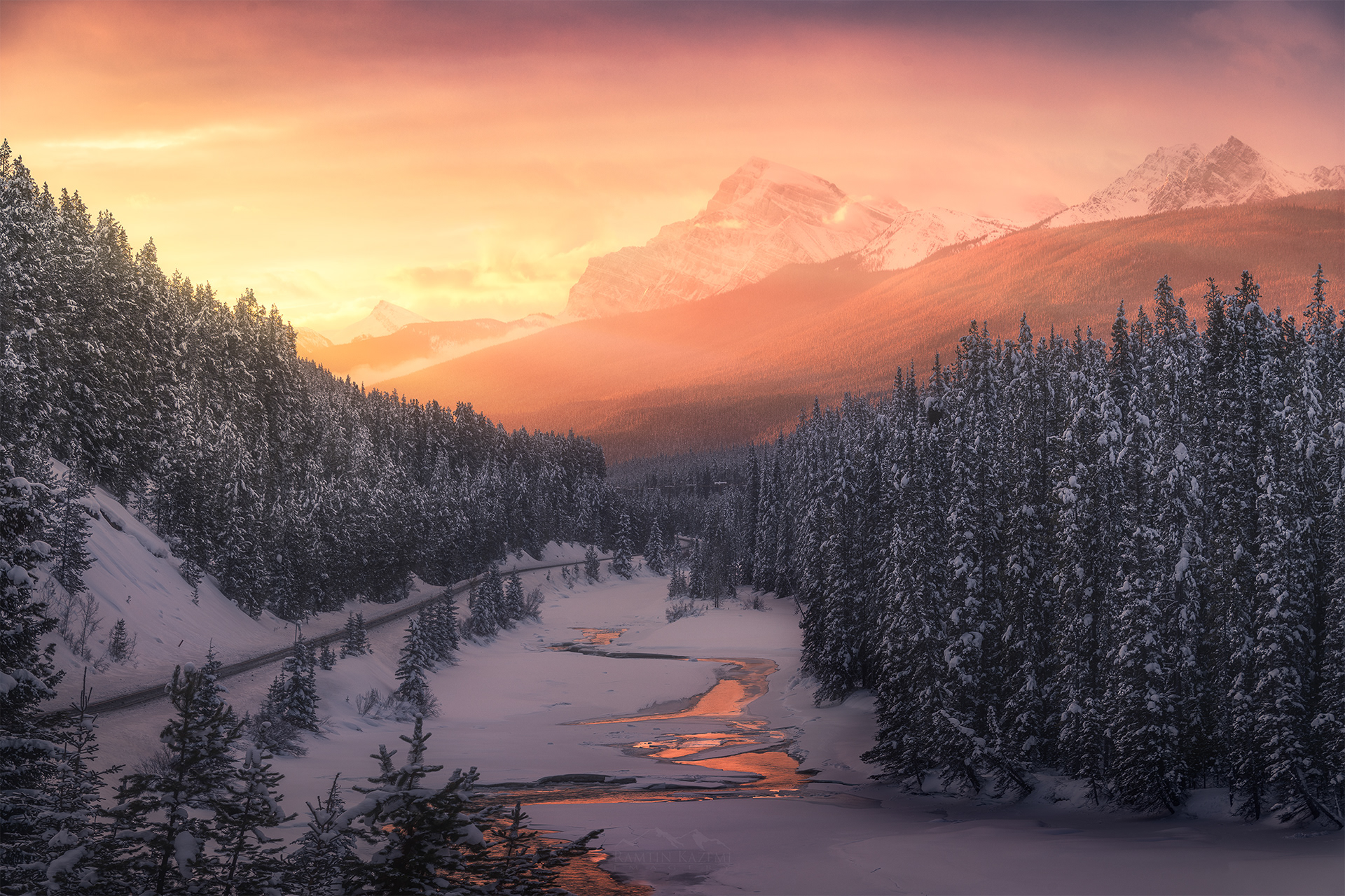 Ramtin Kazemi Landscape Photography - Canadian Rockies in Winter