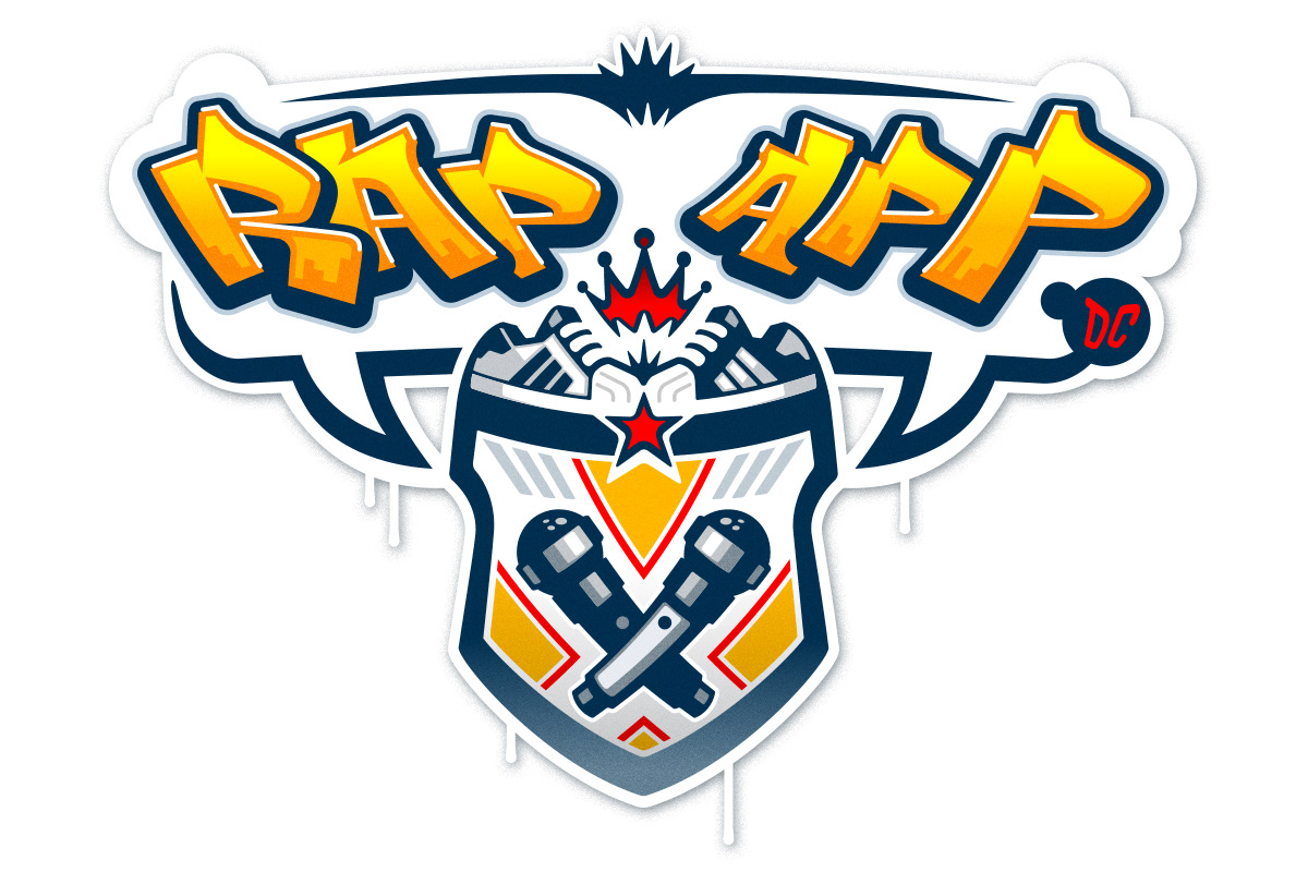 Mark Gervais Illustration and Animation - Rap App Logo