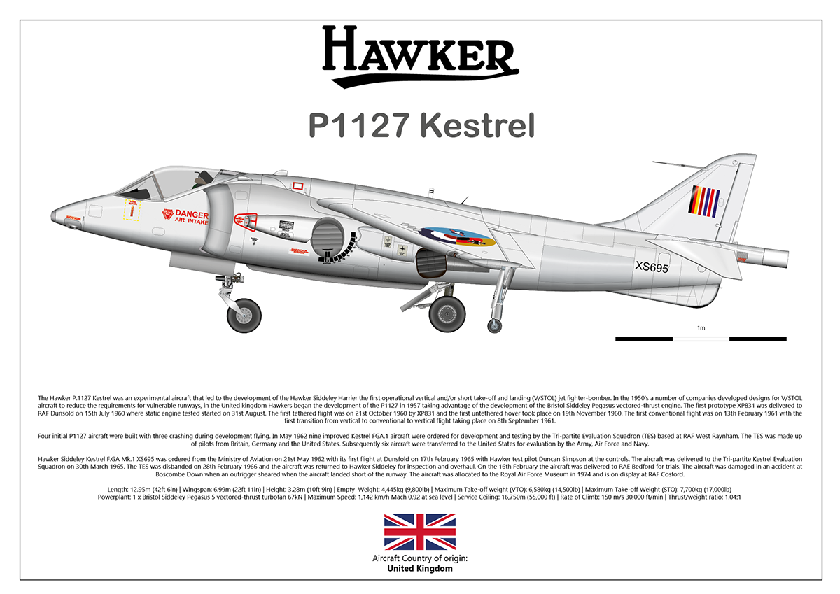 Glyn Chadwick - Hawker P1127 Kestrel
