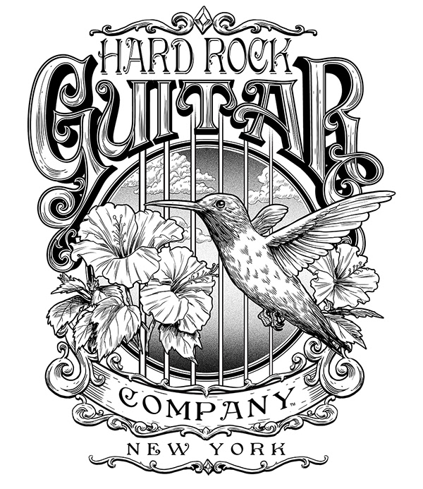 Michael Hinkle Graphic Design and Illustration - Hard Rock T-shirt designs