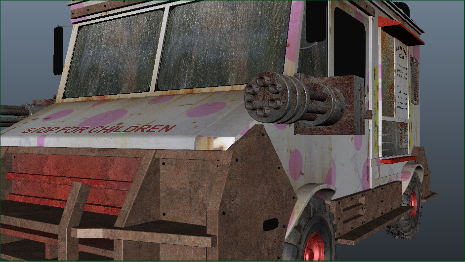 Mark A. Jablonski: Showcase - Twisted Metal: Sweet Tooth 3D Model