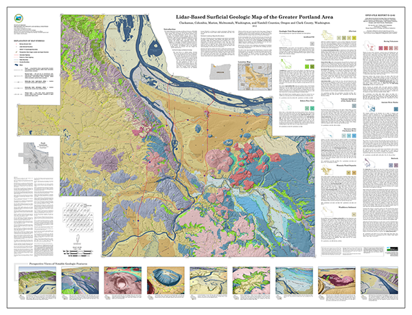 Dan Coe Carto - Surficial Geology of Portland, Oregon