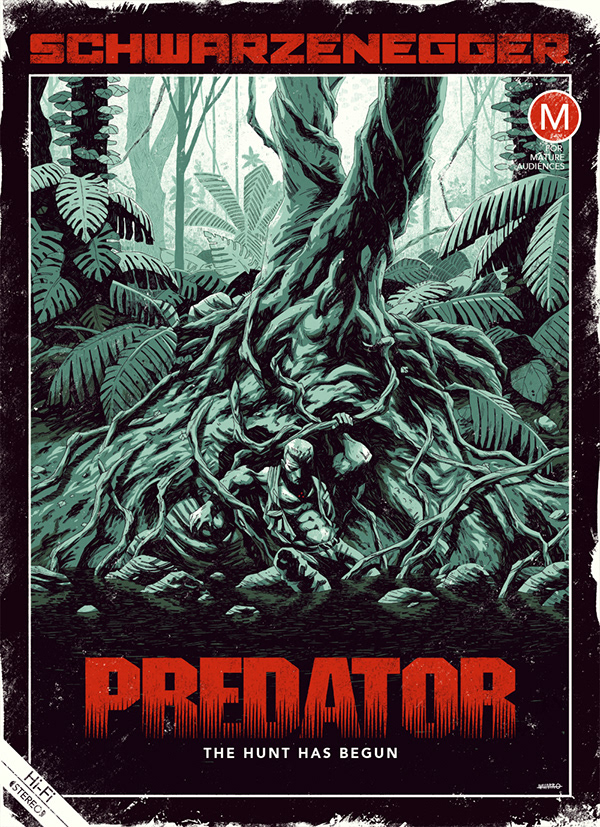 Coke Navarro - PREDATOR fanart VHS cover