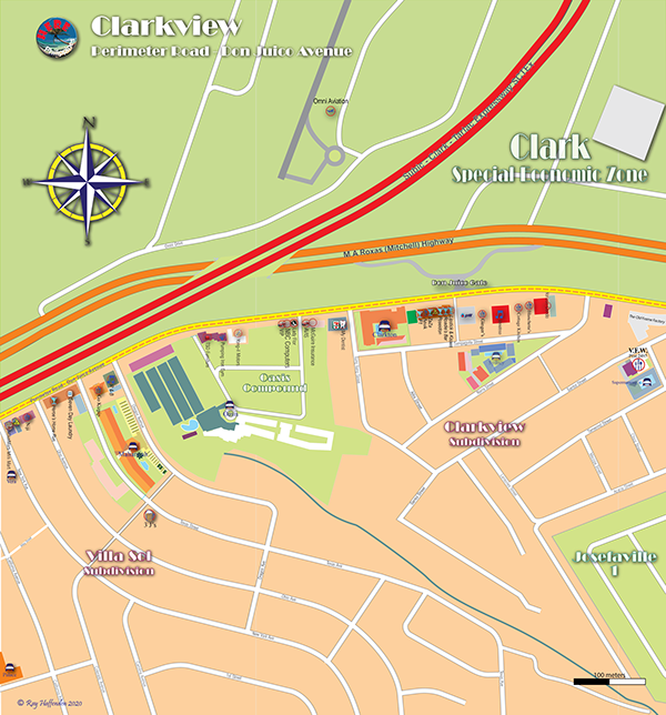 Angeles City Maps - Clarkview