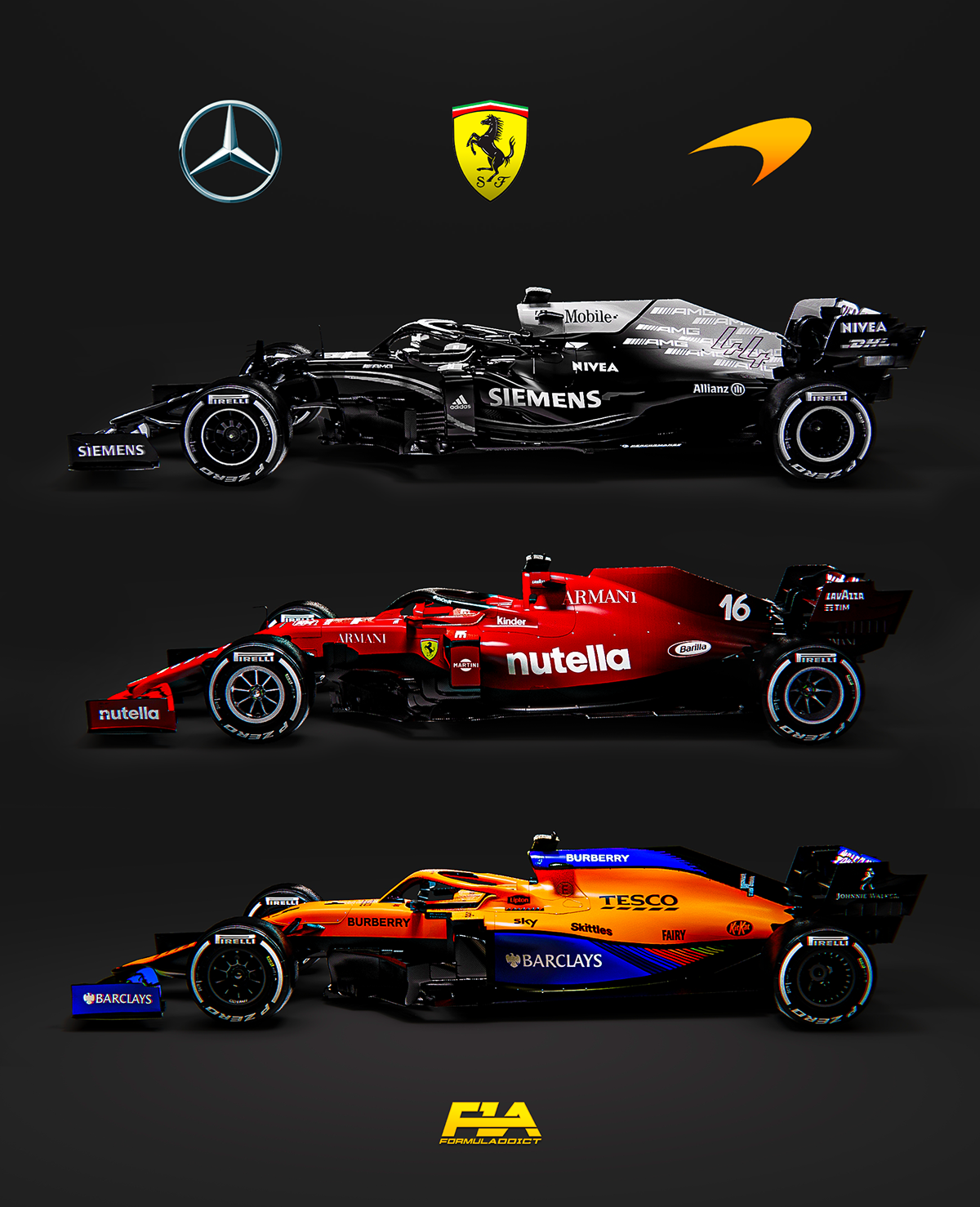 EFE AKCAY - FORMULA ADDICT Social Graphics