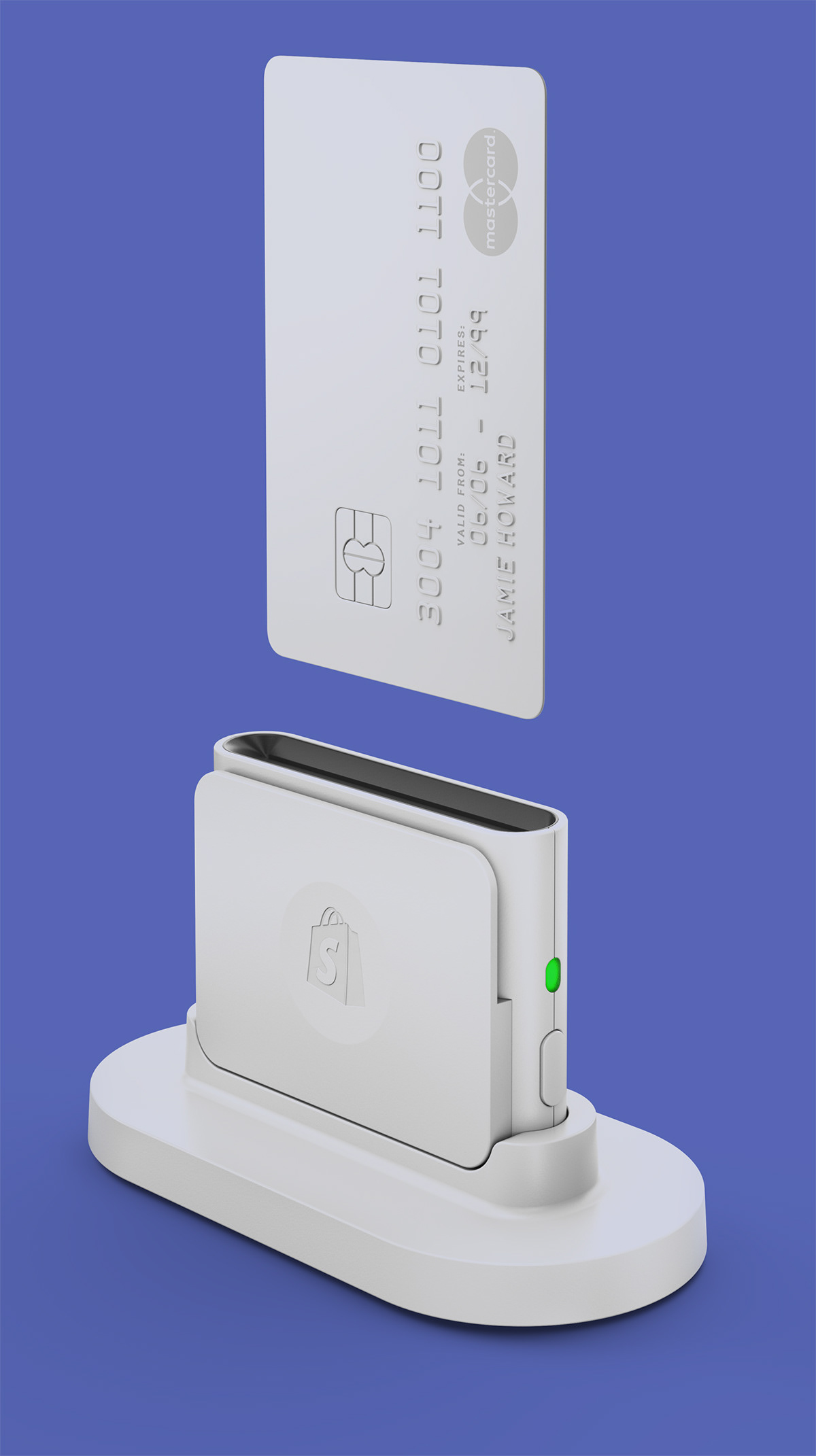 PK3D Studio - Shopify Card Reader CGI shots