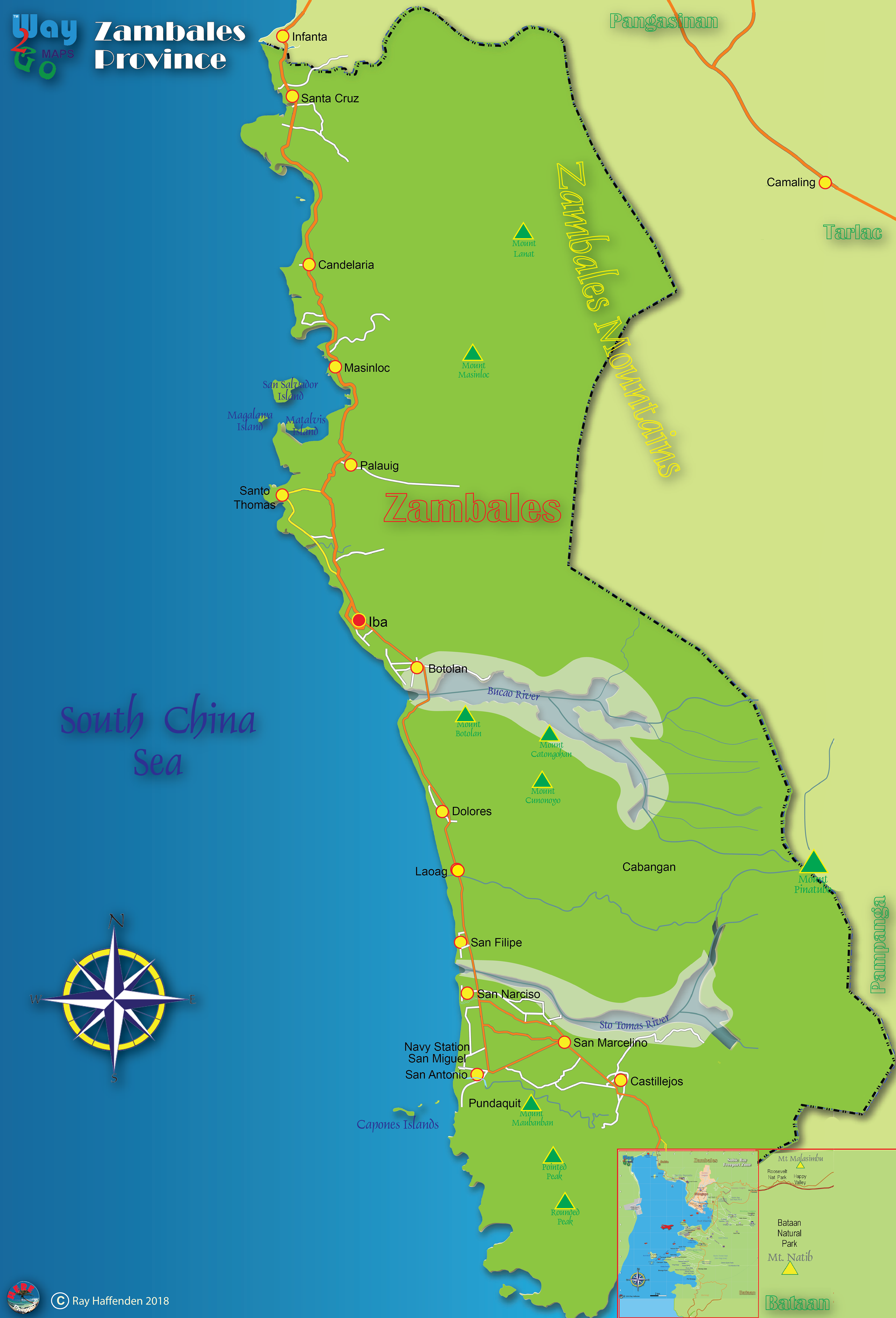 Subic Bay Maps - Zambales