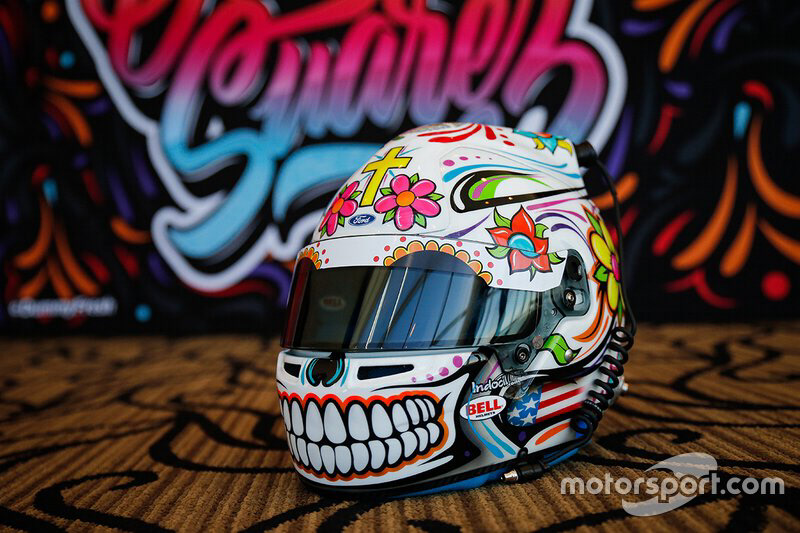 agustin chavez - Daniel Suarez Dia De Los Muertos Helmet