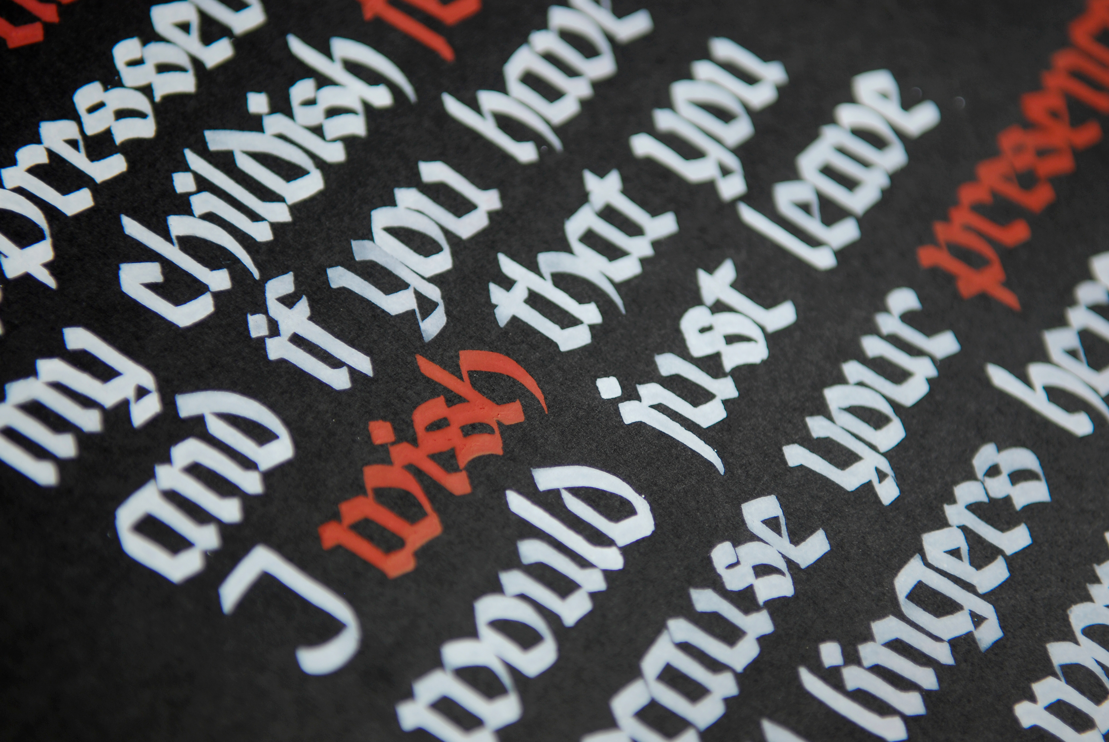 Carla Molins Pitarch - LETTERPRESS & CALLIGRAPHY