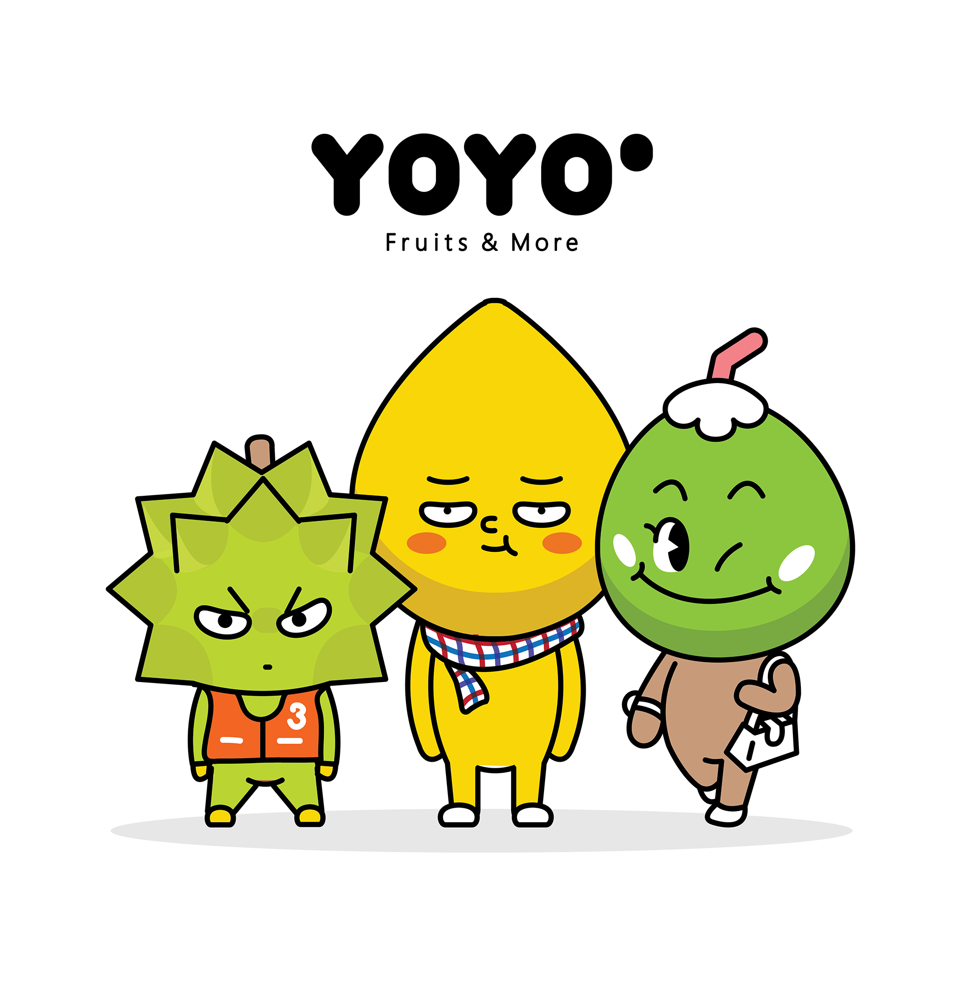 3LAND . - YOYOo : Fruits & More Character design.