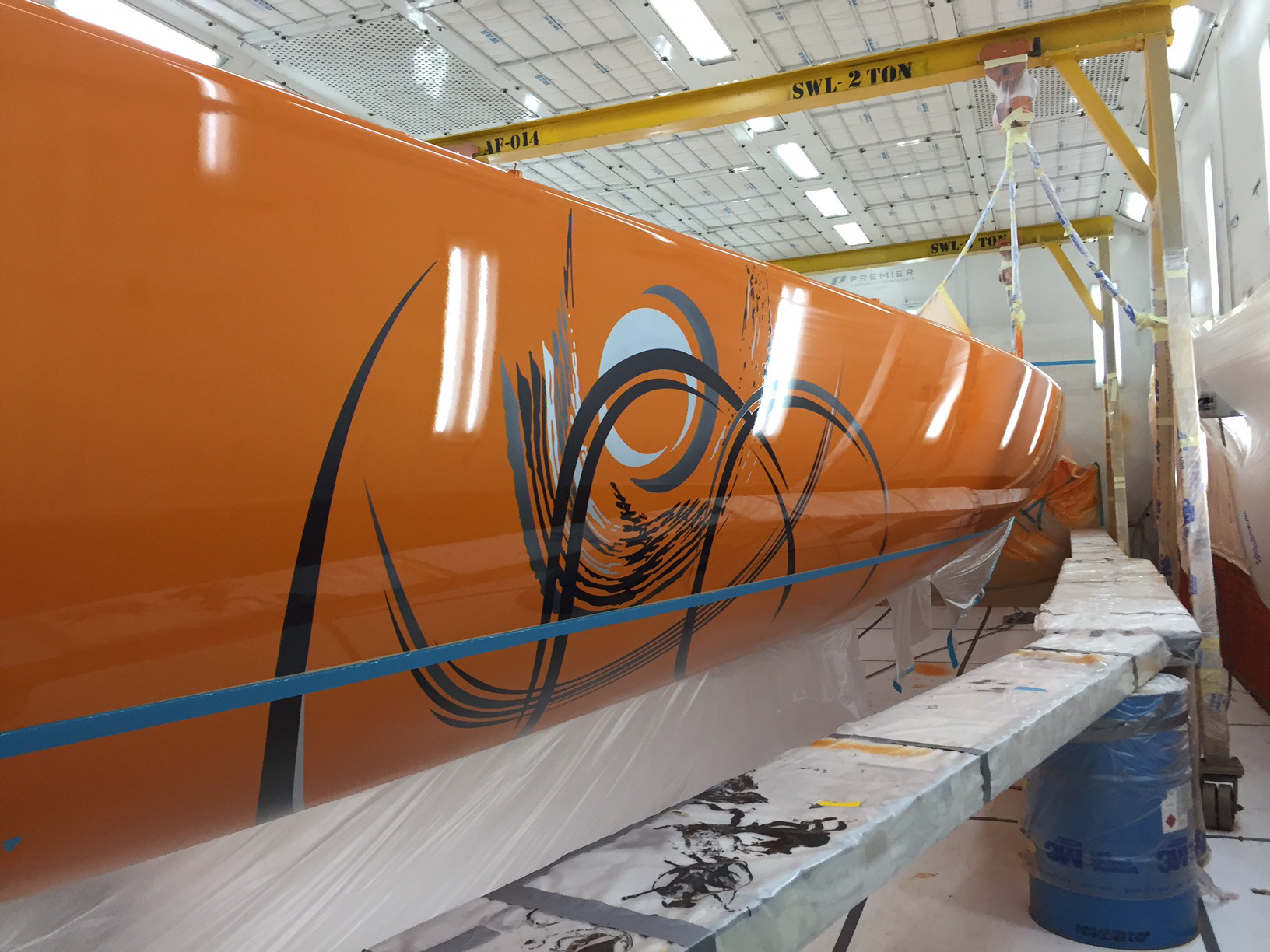 Regatta Boat Graphics - Custom Paint