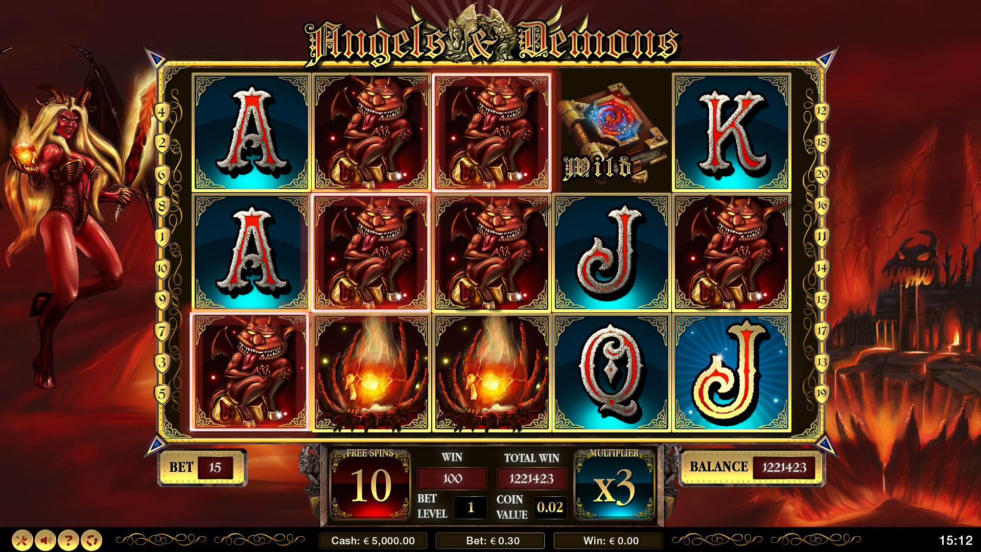 Paul Art - "Angels & Demons" Game Slot