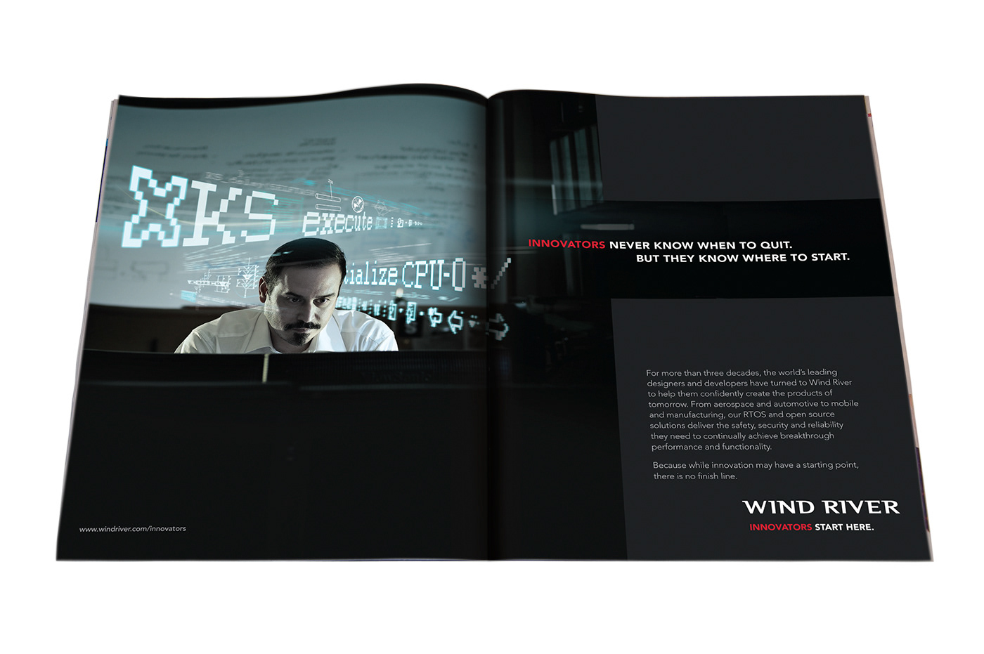 Steven Perham - Wind River brand ads