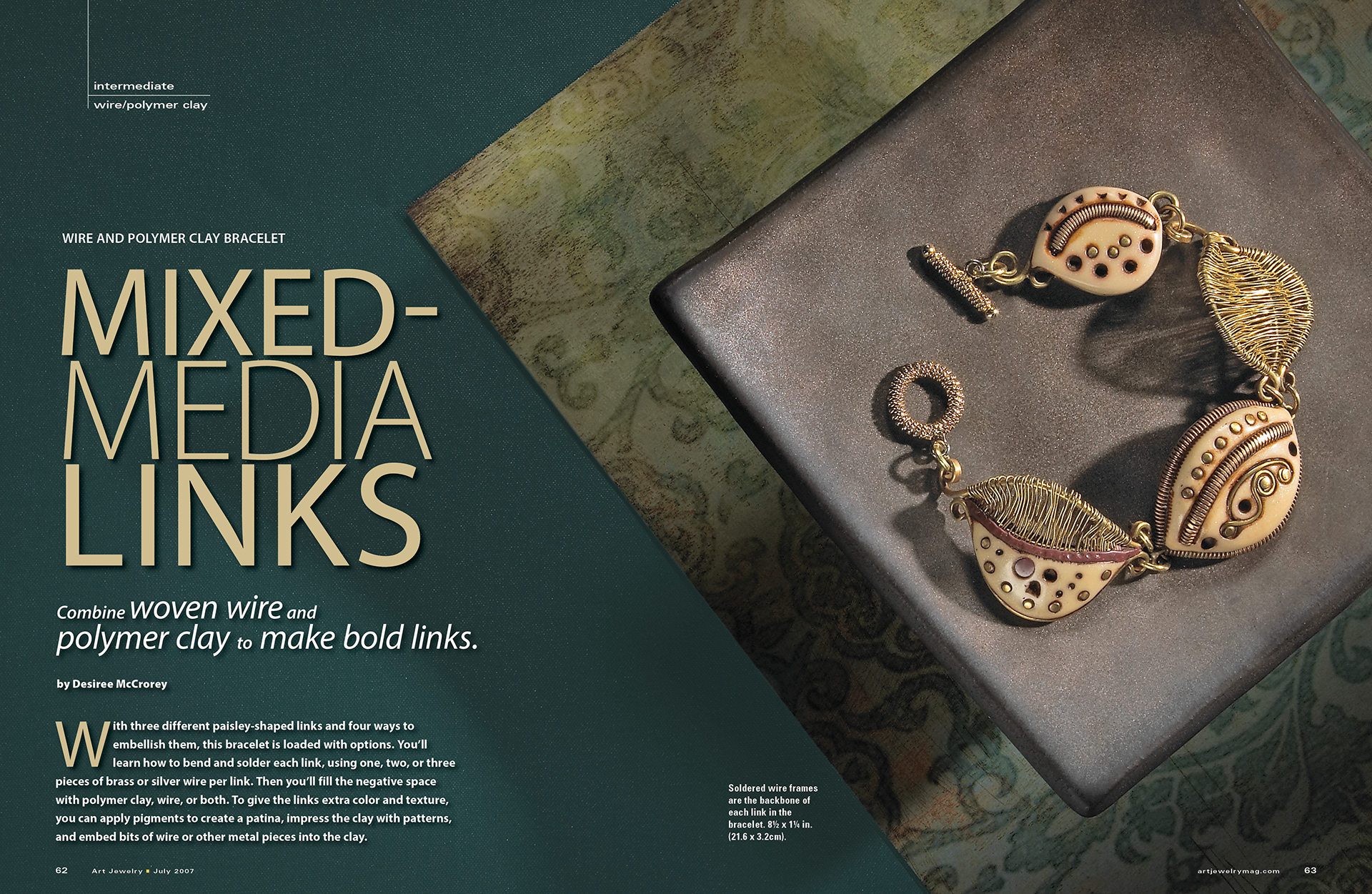 Alison Mackey Design Portfolio - Art Jewelry layouts