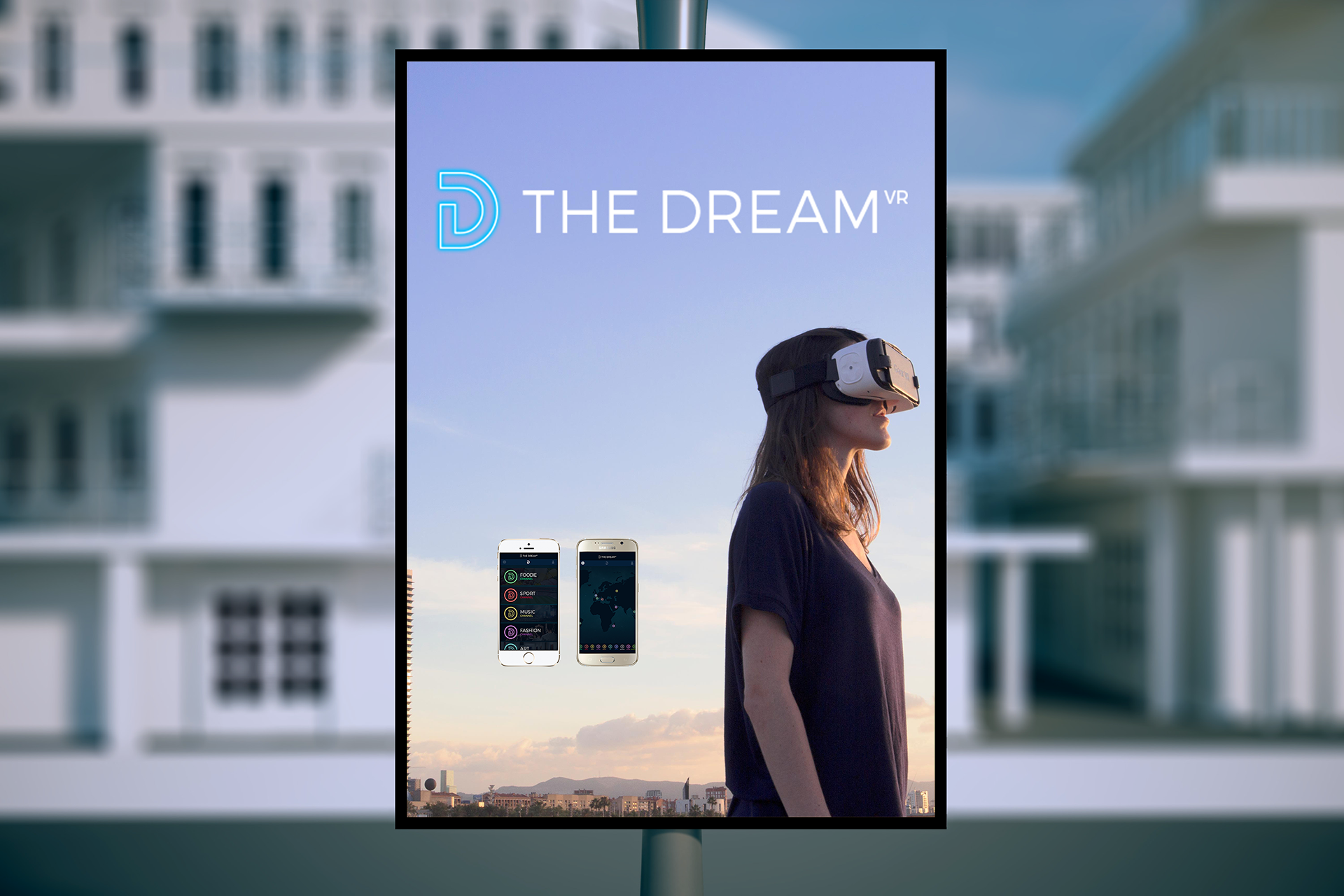 Melissa Ulto - Dream VR Pop Up & Outdoor Advertising Mockups