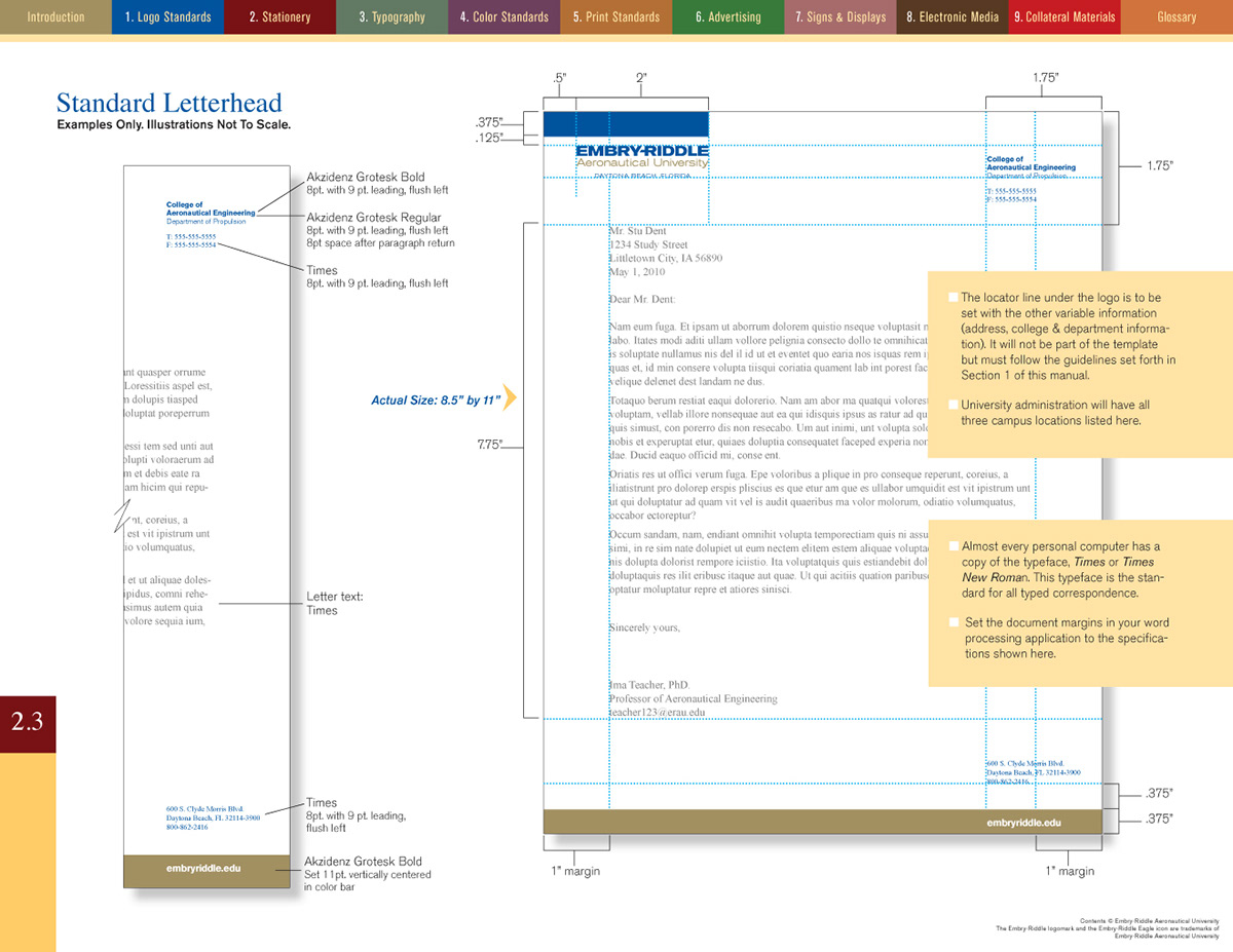 P51 Design Group - Embry-Riddle Brand Standards Manual