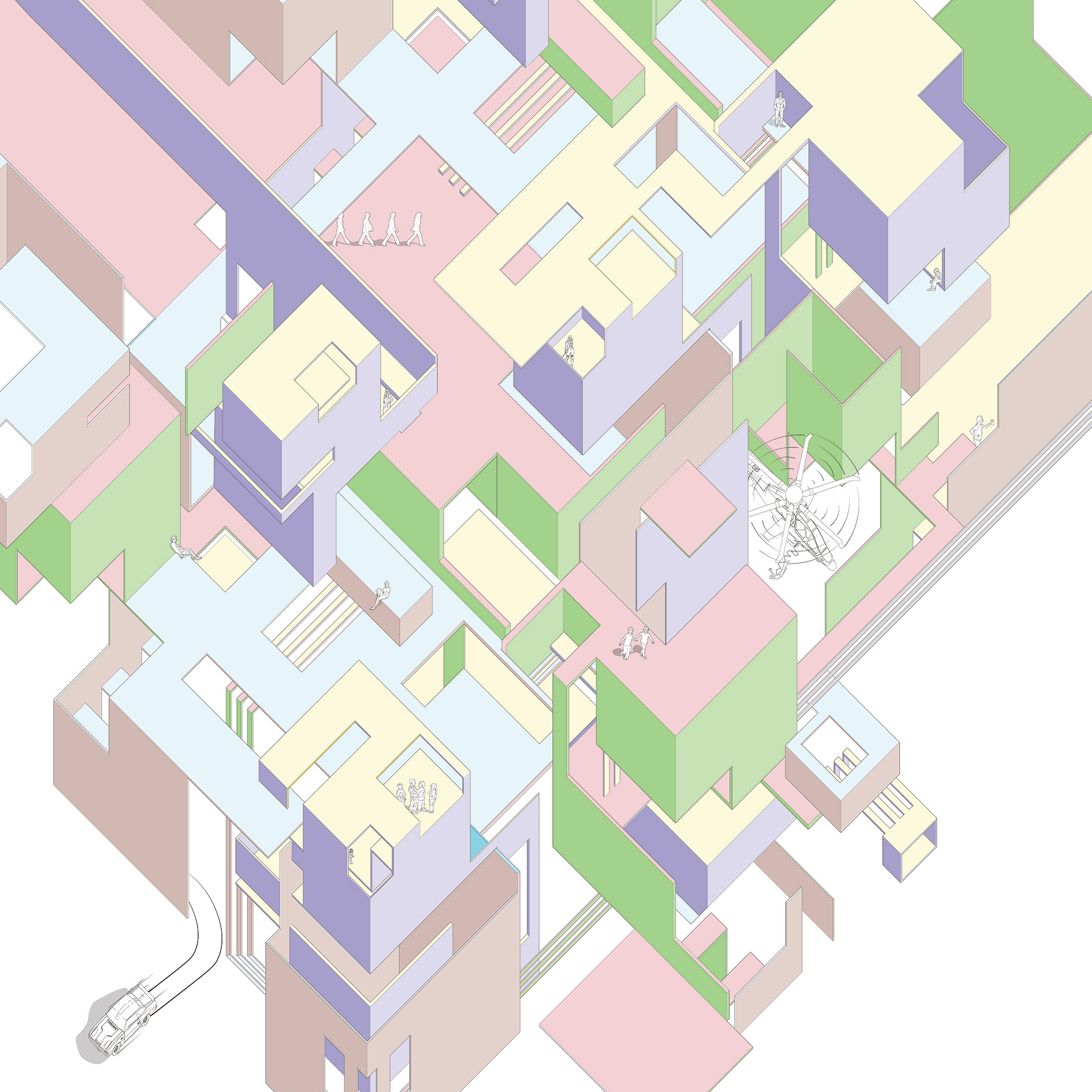 Narrative Design Architectural Drawing