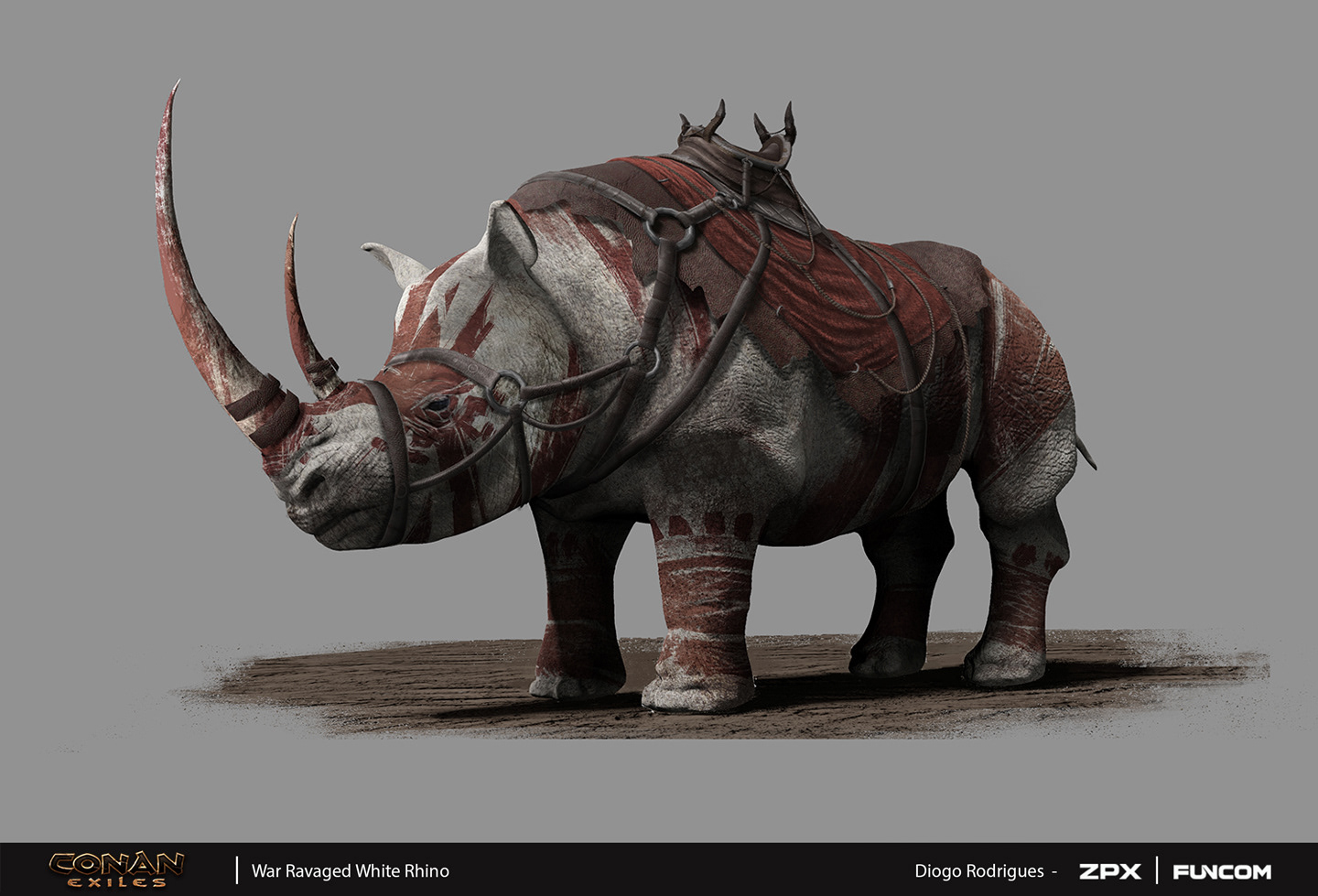 Diogo Rodrigues Design - Conan Exiles "Isle of Siptah" - Wartorn Rhino