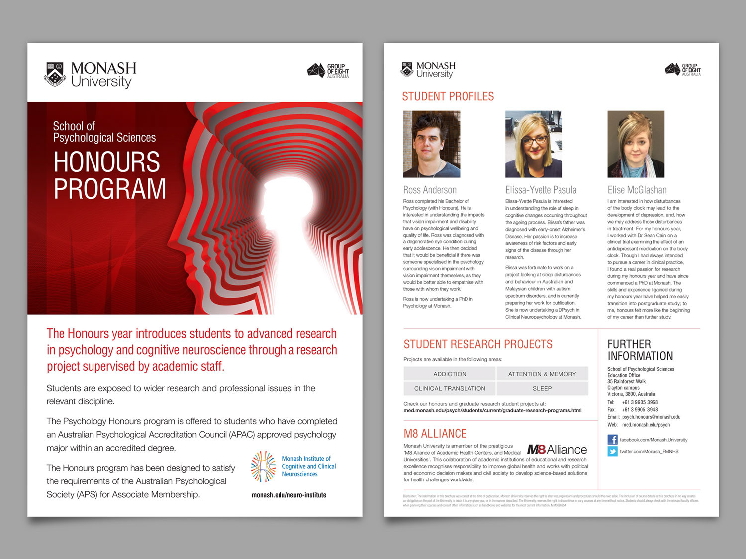 John Allen - Monash University Flyers and Brochures