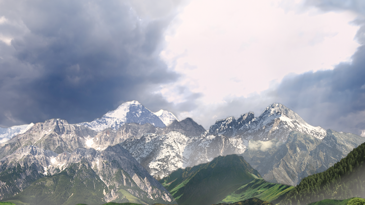 Andrew Kaczynski - Mountain - Matte Painting