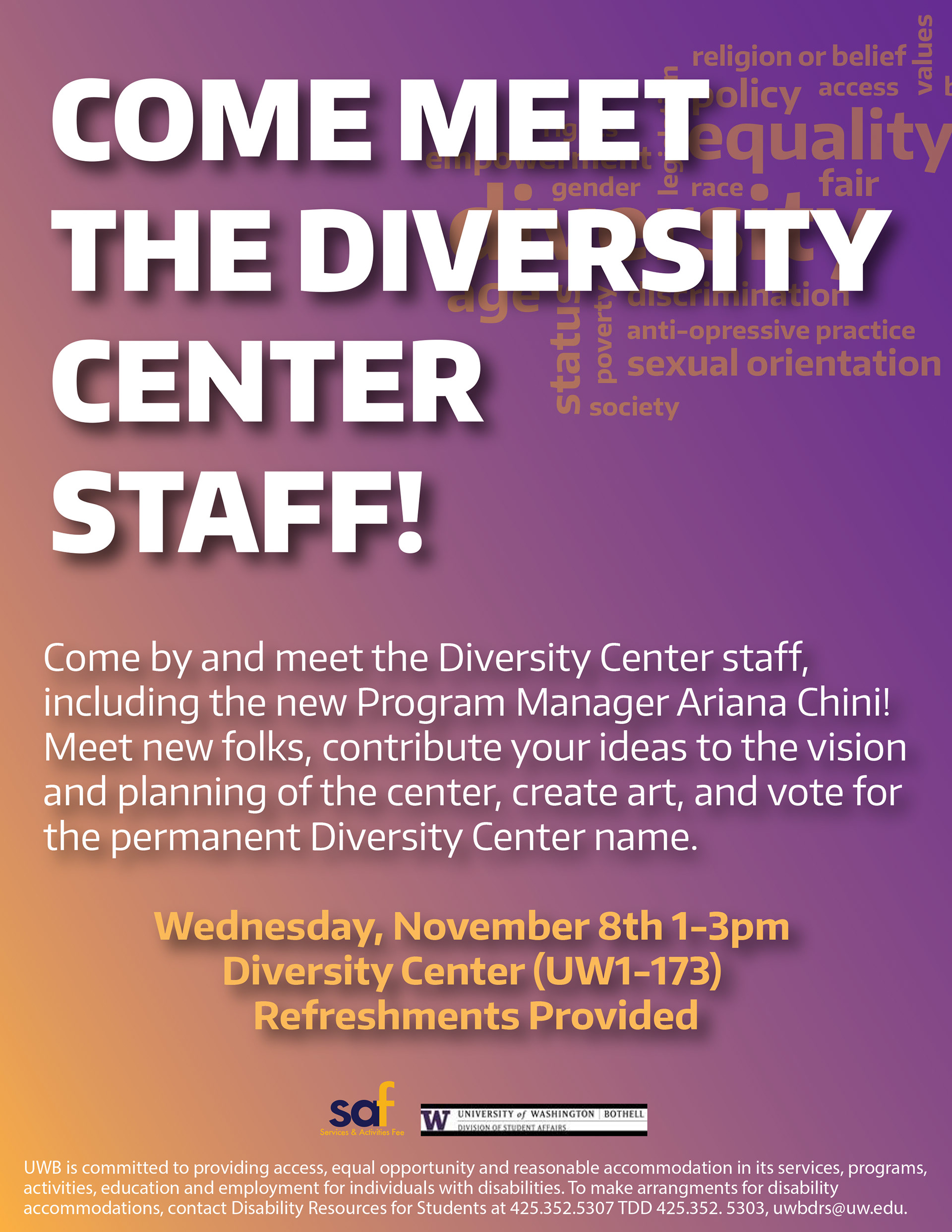 Diversity Event Poster