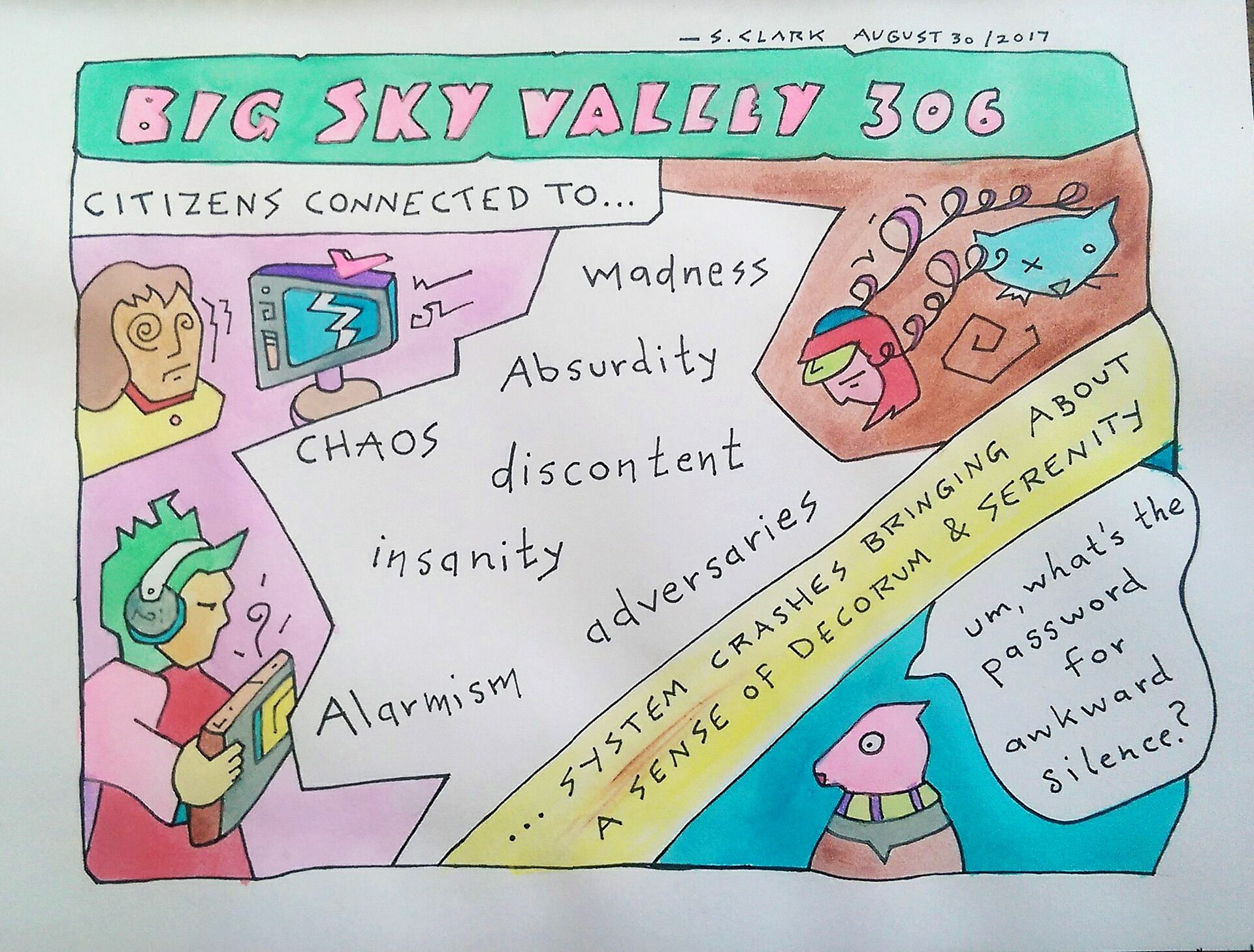 Scott Clark - COMIC ILLUSTRATIONS