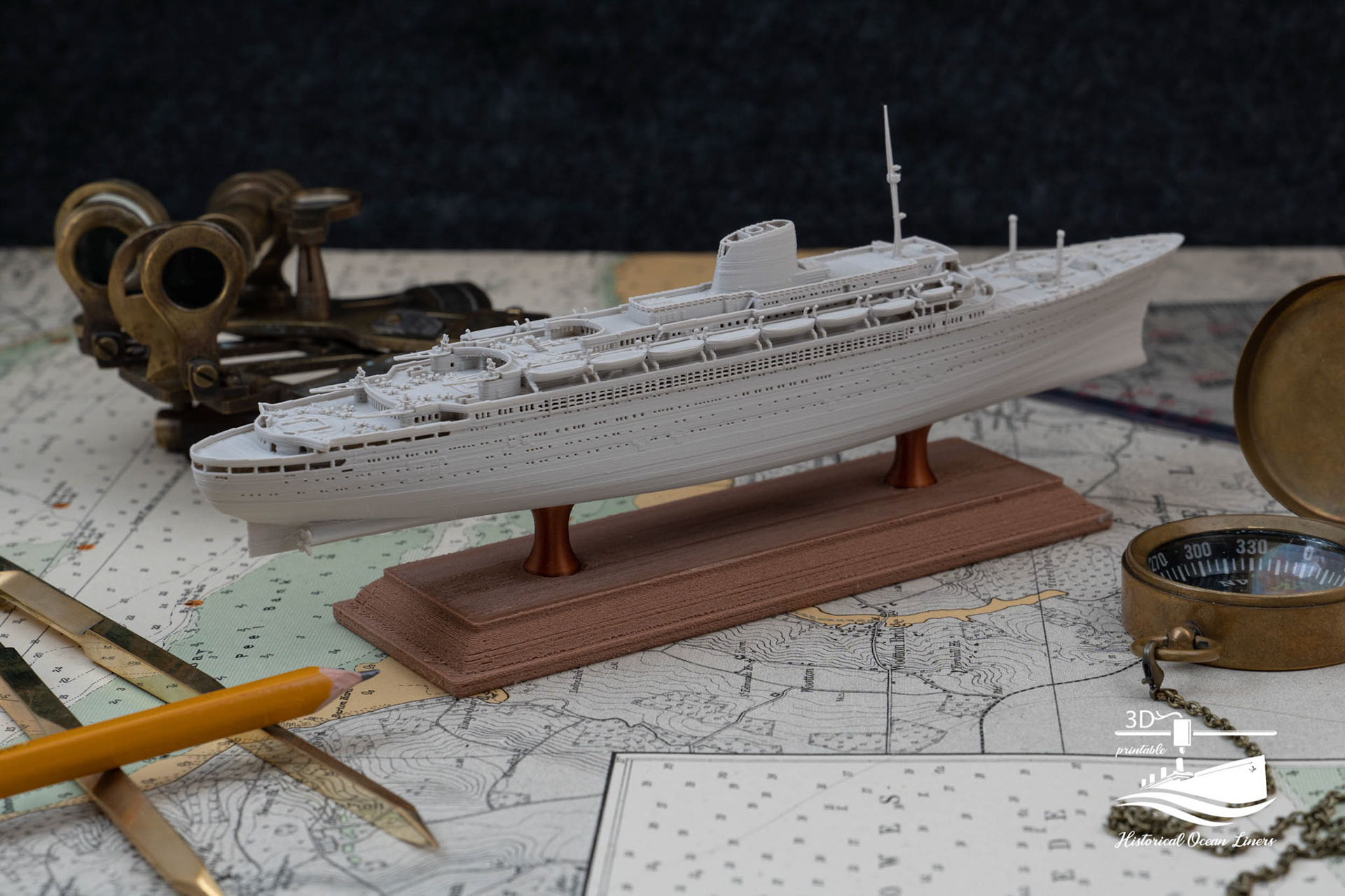 3d Printed Historical Ocean Liners Andrea Doria