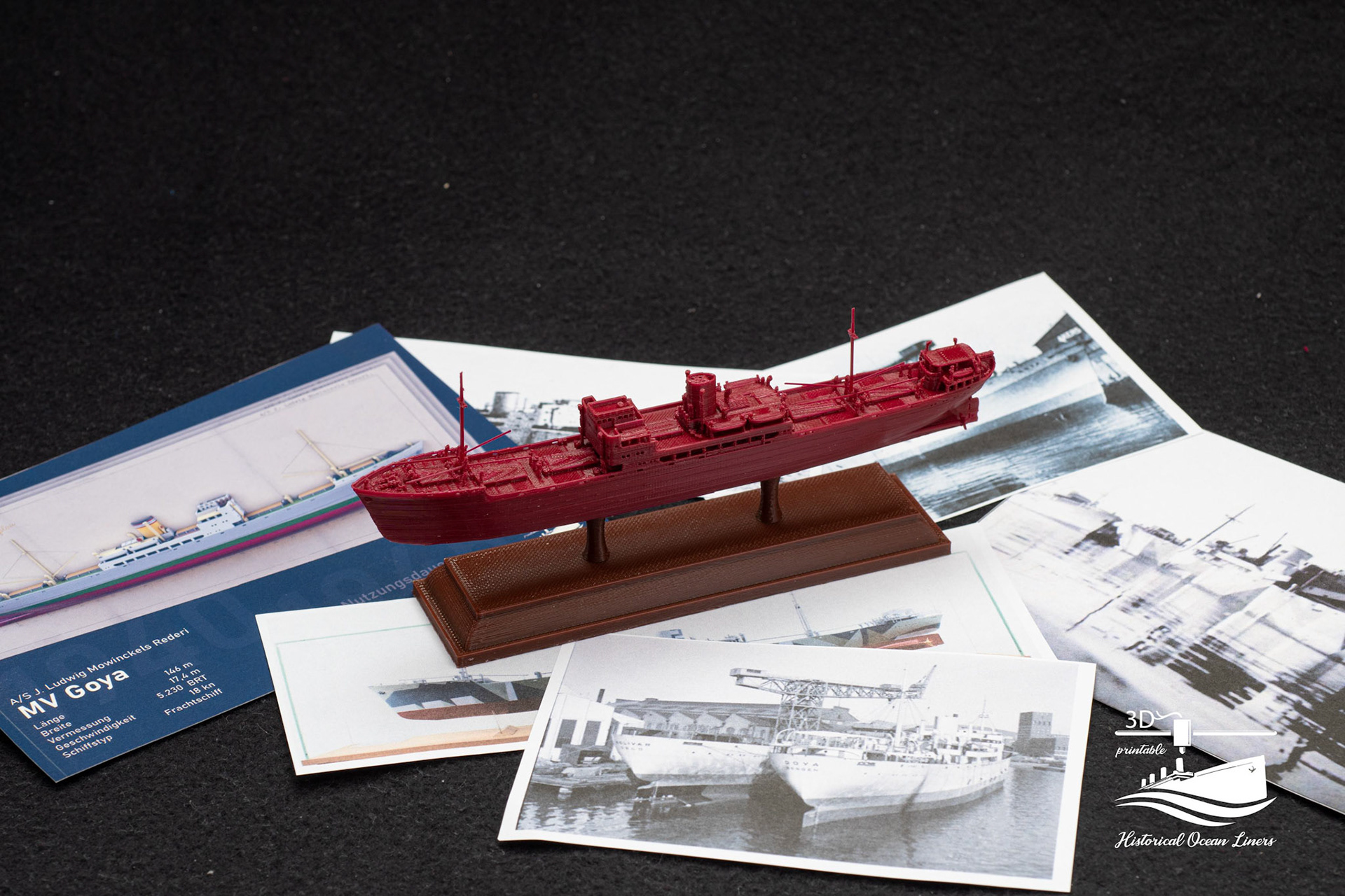 3D printed historical ocean liners - MV Goya