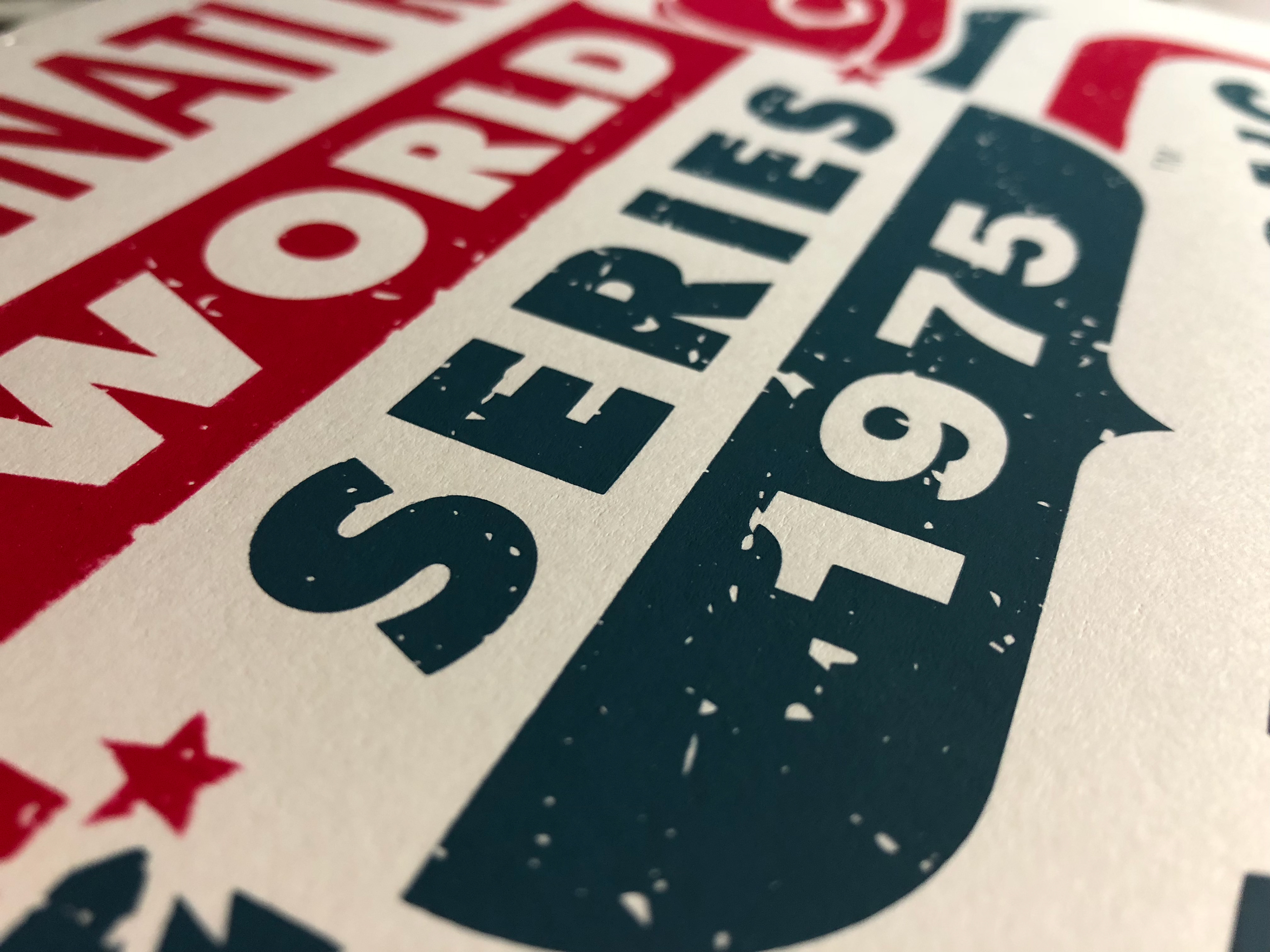 Nicholas Elder - 1975 World Series Screen Print