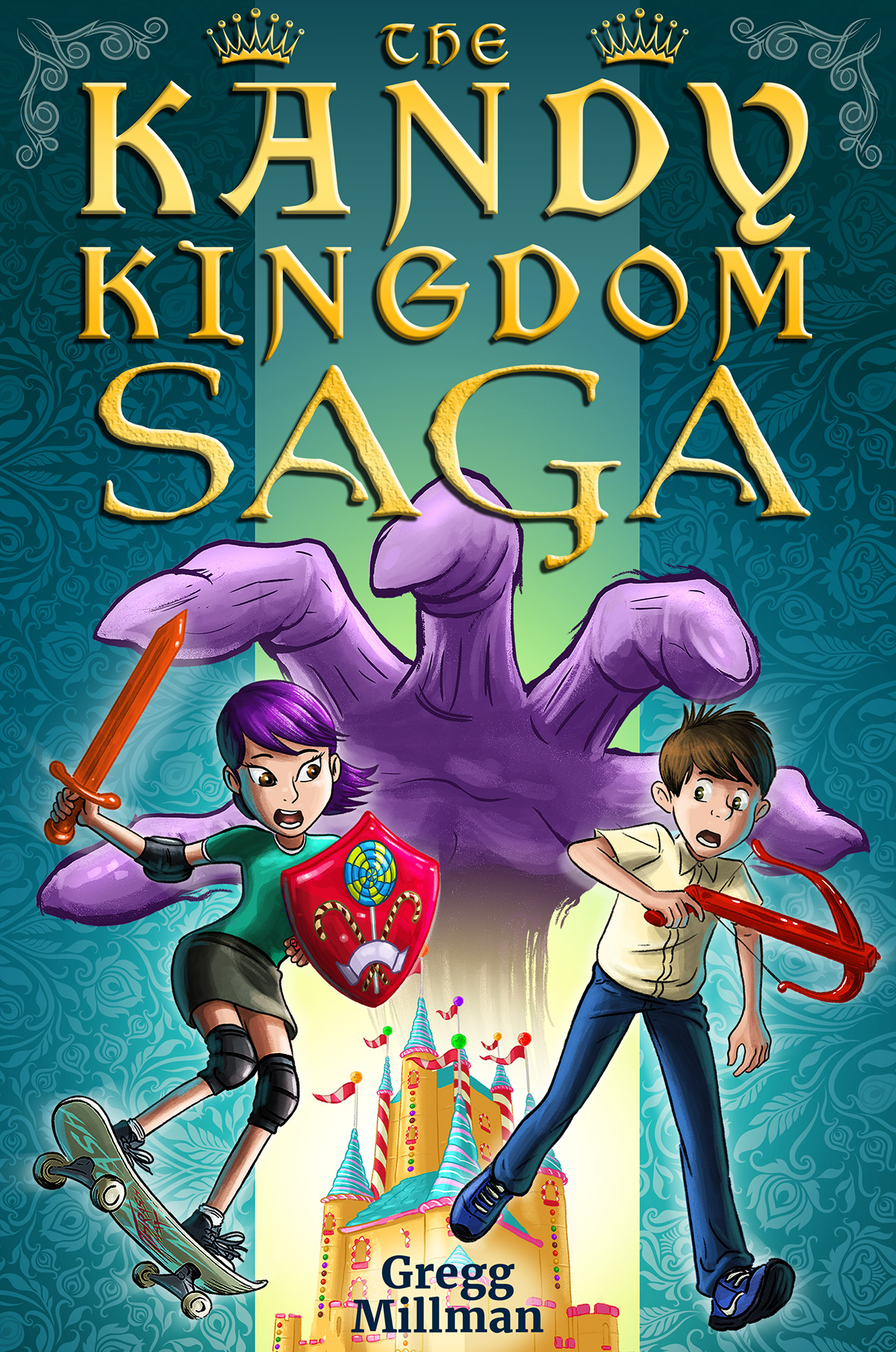 Kevin Richter - The Kandy Kingdom Saga cover illustration and design.