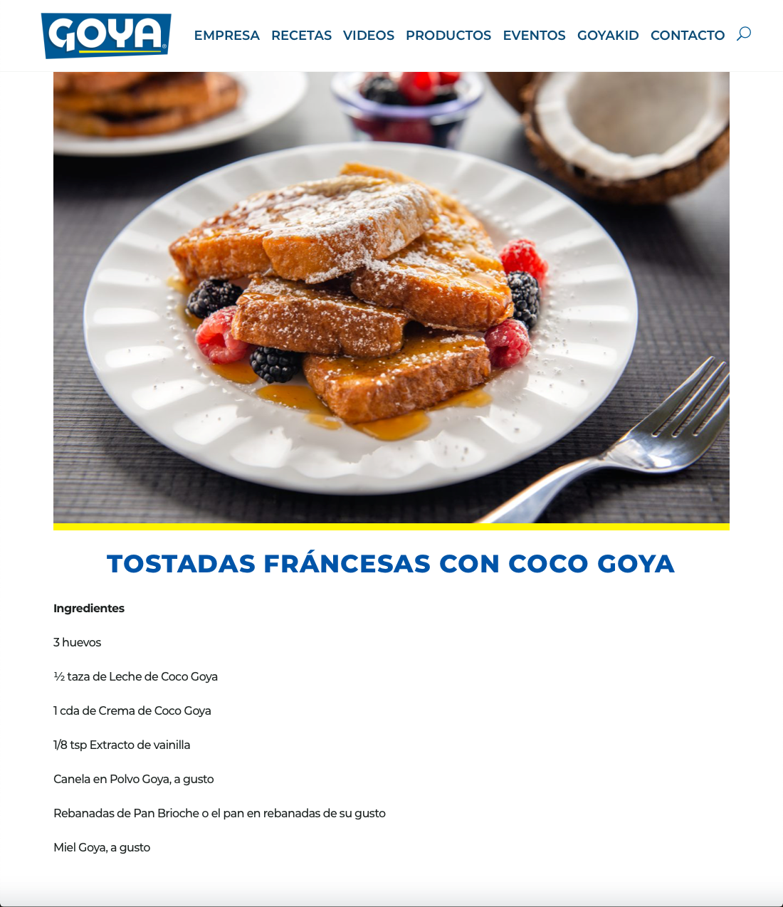 Elysanta Photography - RECETAS Y PRODUCTOS PARA GOYA PUERTO RICO