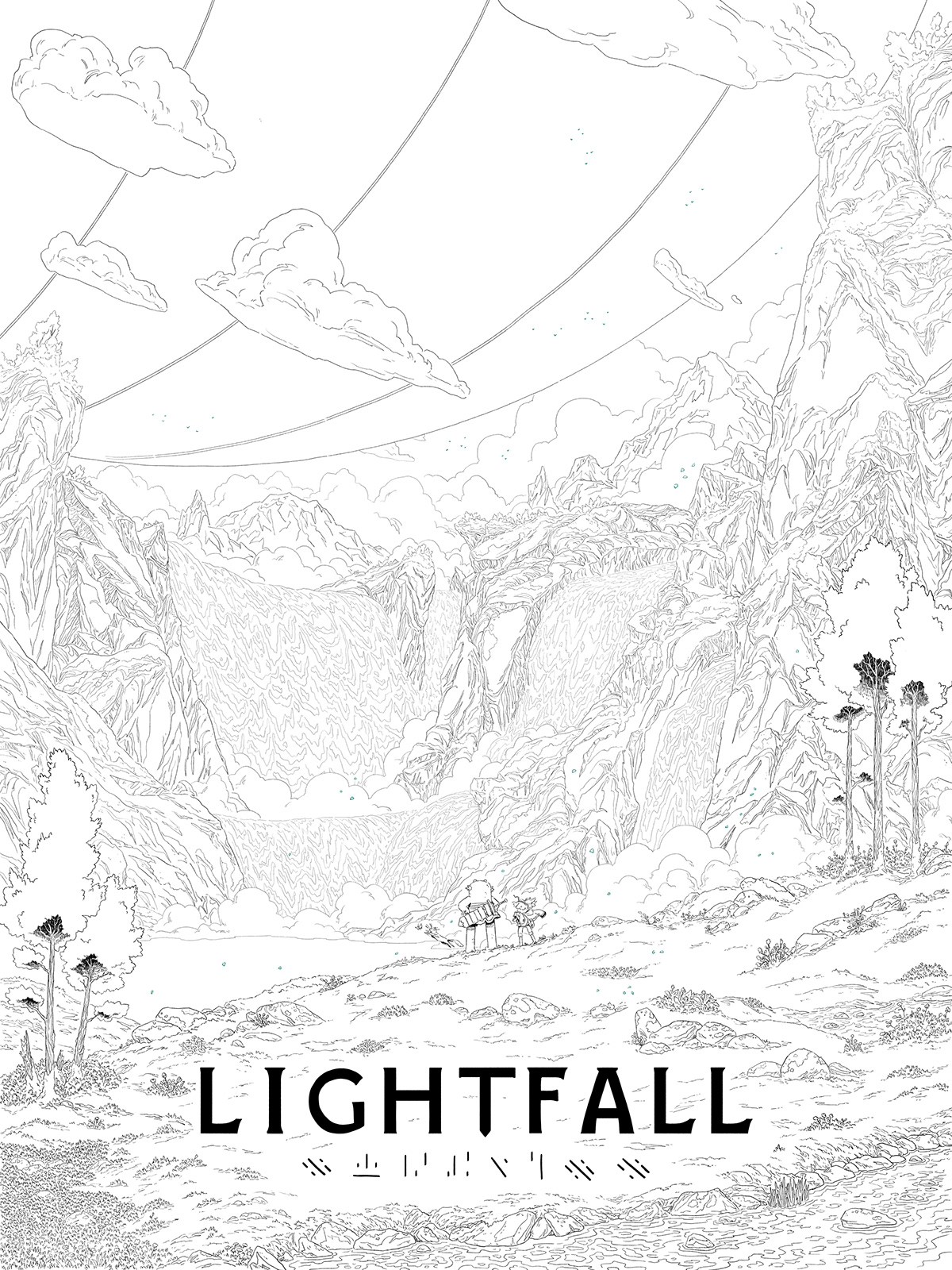 Tim Probert - Lightfall Poster No. 1