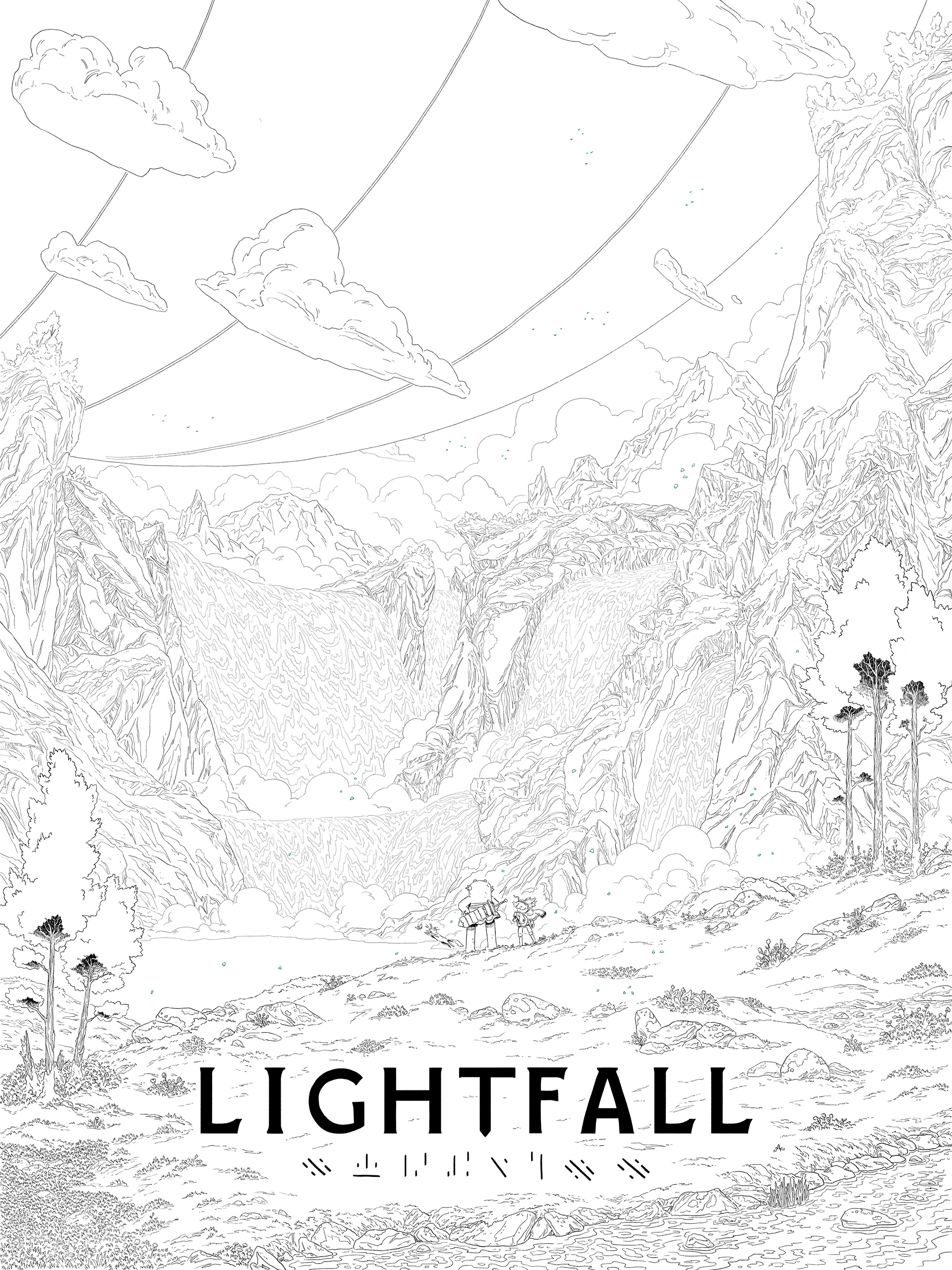 Tim Probert - Lightfall Poster No. 1
