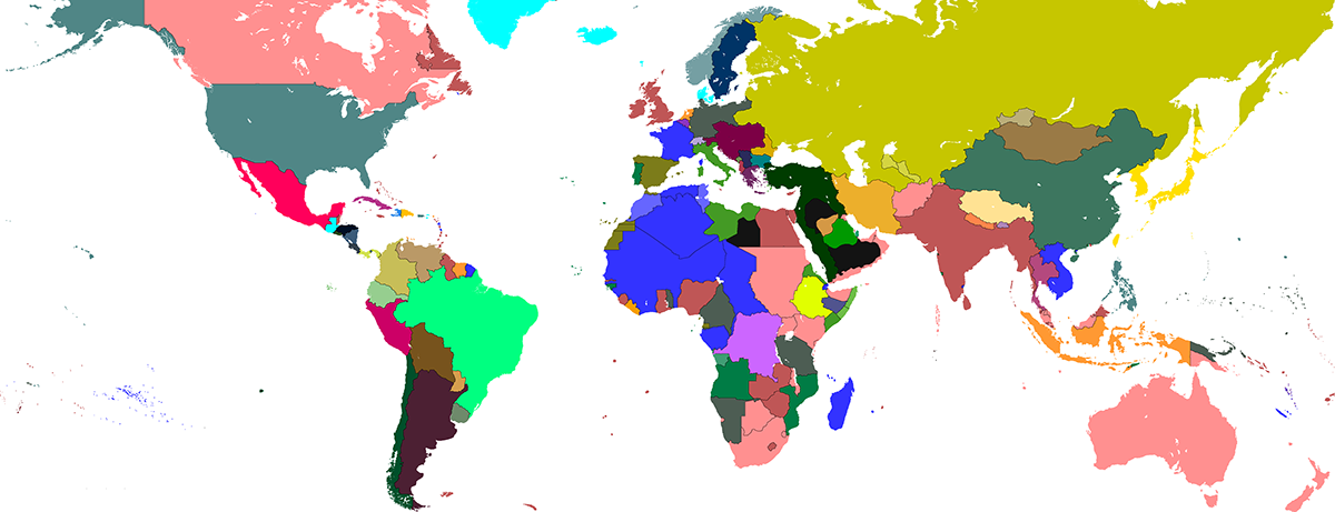 The Blank Atlas - Historical Maps from the 20th Century