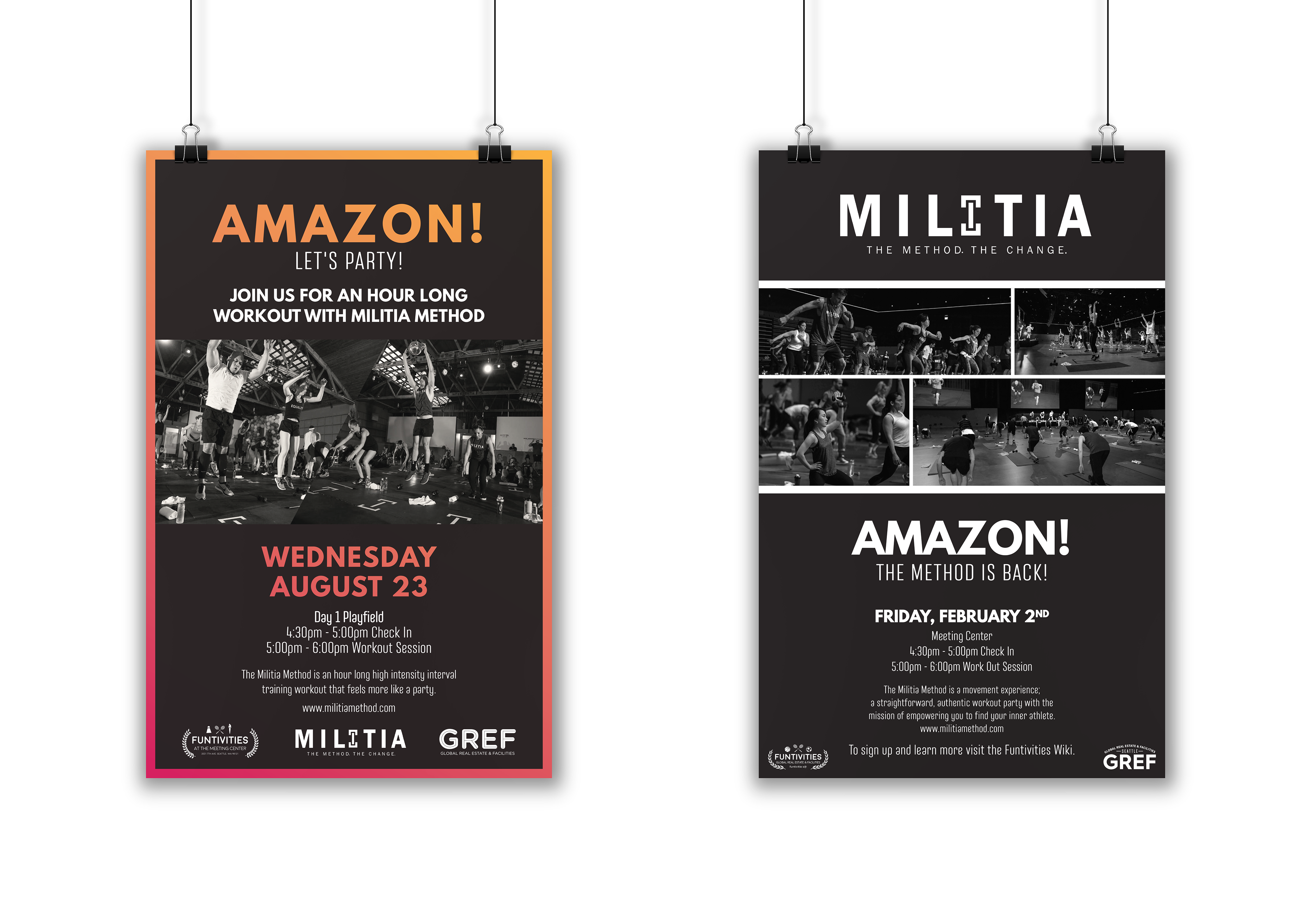 Sara McDowell - Amazon Funtivities Event Posters