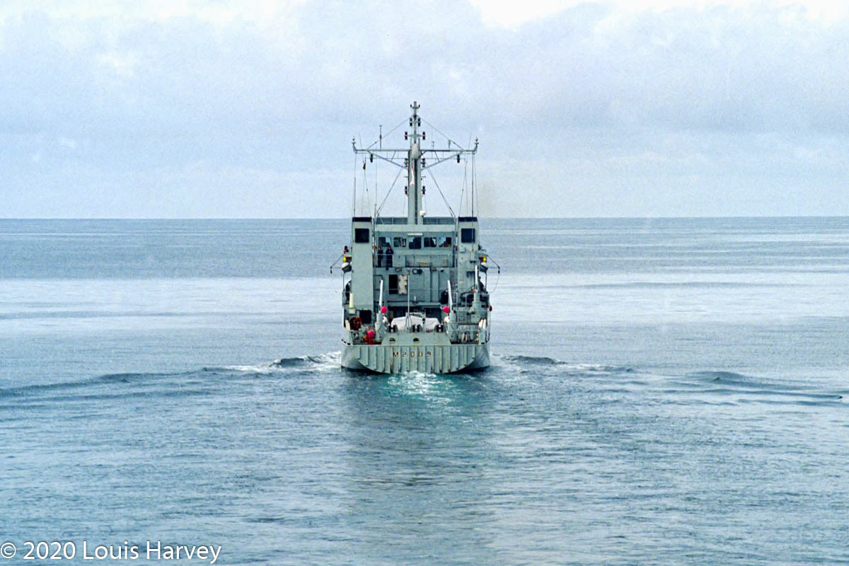 Louis Harvey - My Portfolio - RNR Crewed Minesweepers at Sea - 1991 & 1992