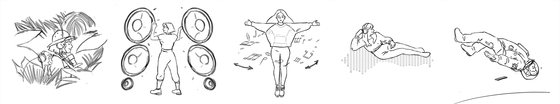 Sua Balac Illustration - Spotify Premium Illustrations