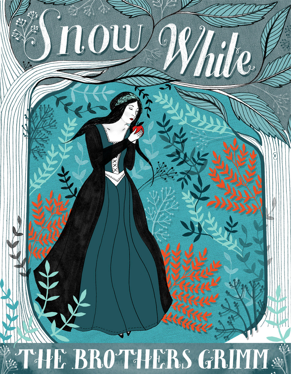 Lindsey Spinks - Snow White, Monochrome & Full colour Book cover