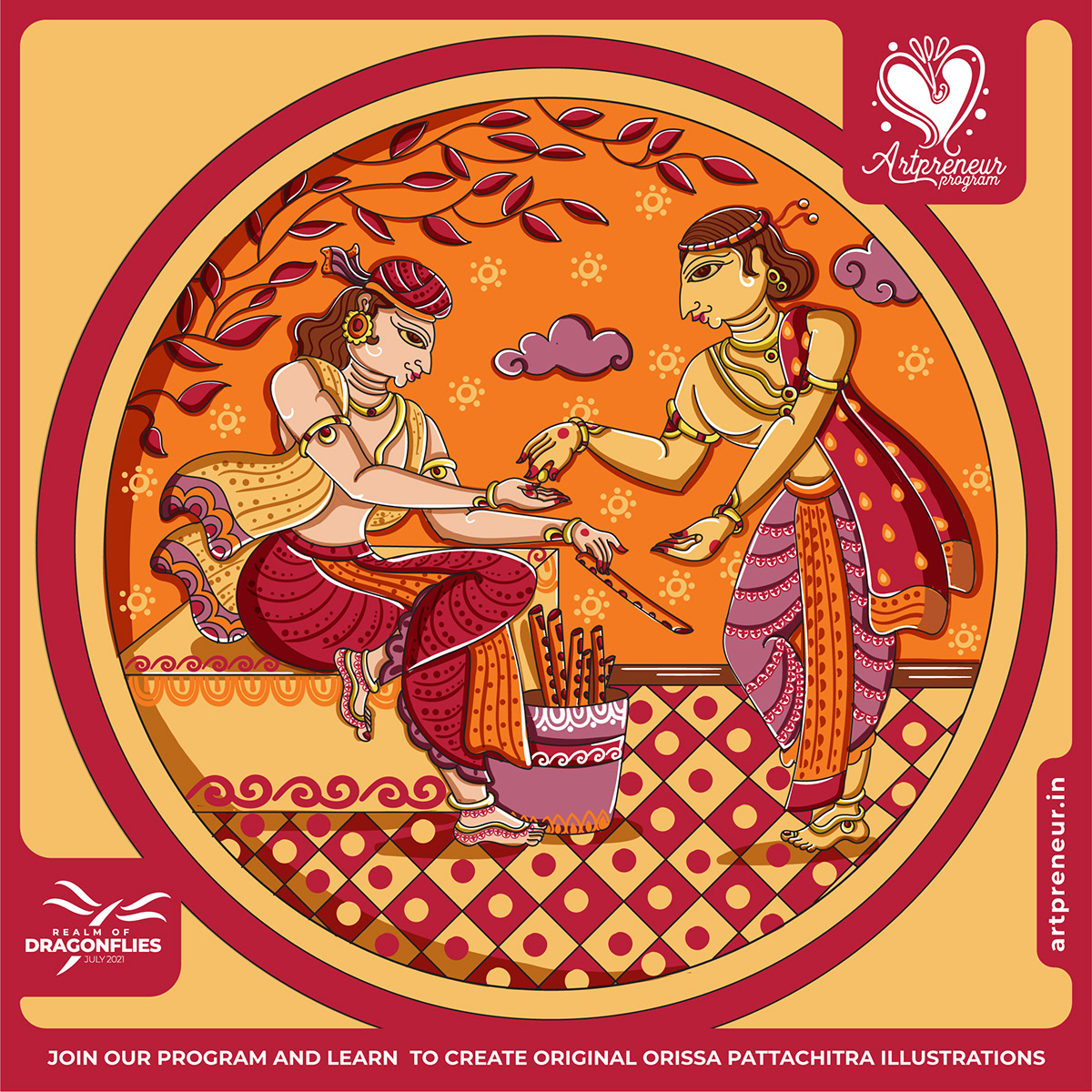 Atma Studios - Branding Studio & Illustration House, Coimbatore, India - 30 Orissa Pattachitra ...