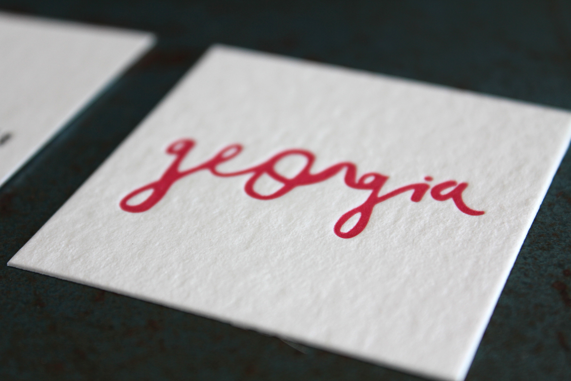 Georgia Mather - Georgia Mather Business Cards