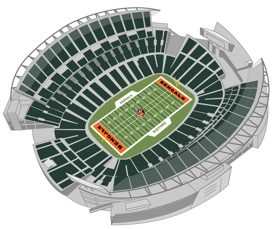 Kerianne O'Donnell - NFL Stadium Seating Chart Graphics