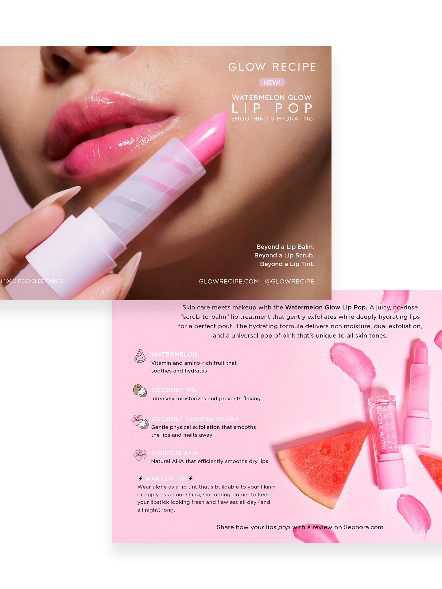 Sarah Apollo - Glow Recipe Website