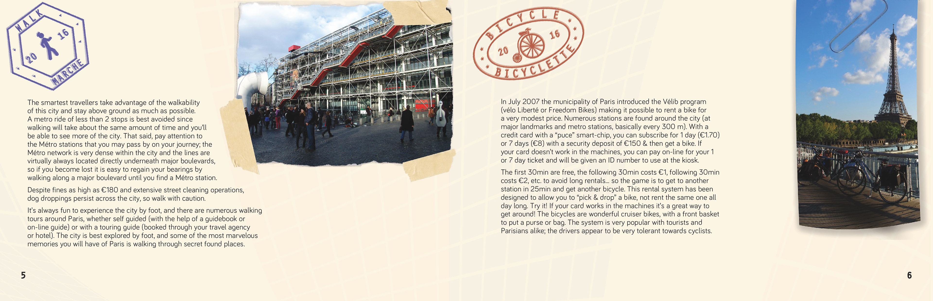 Miranda Mann - Paris Travel Brochure